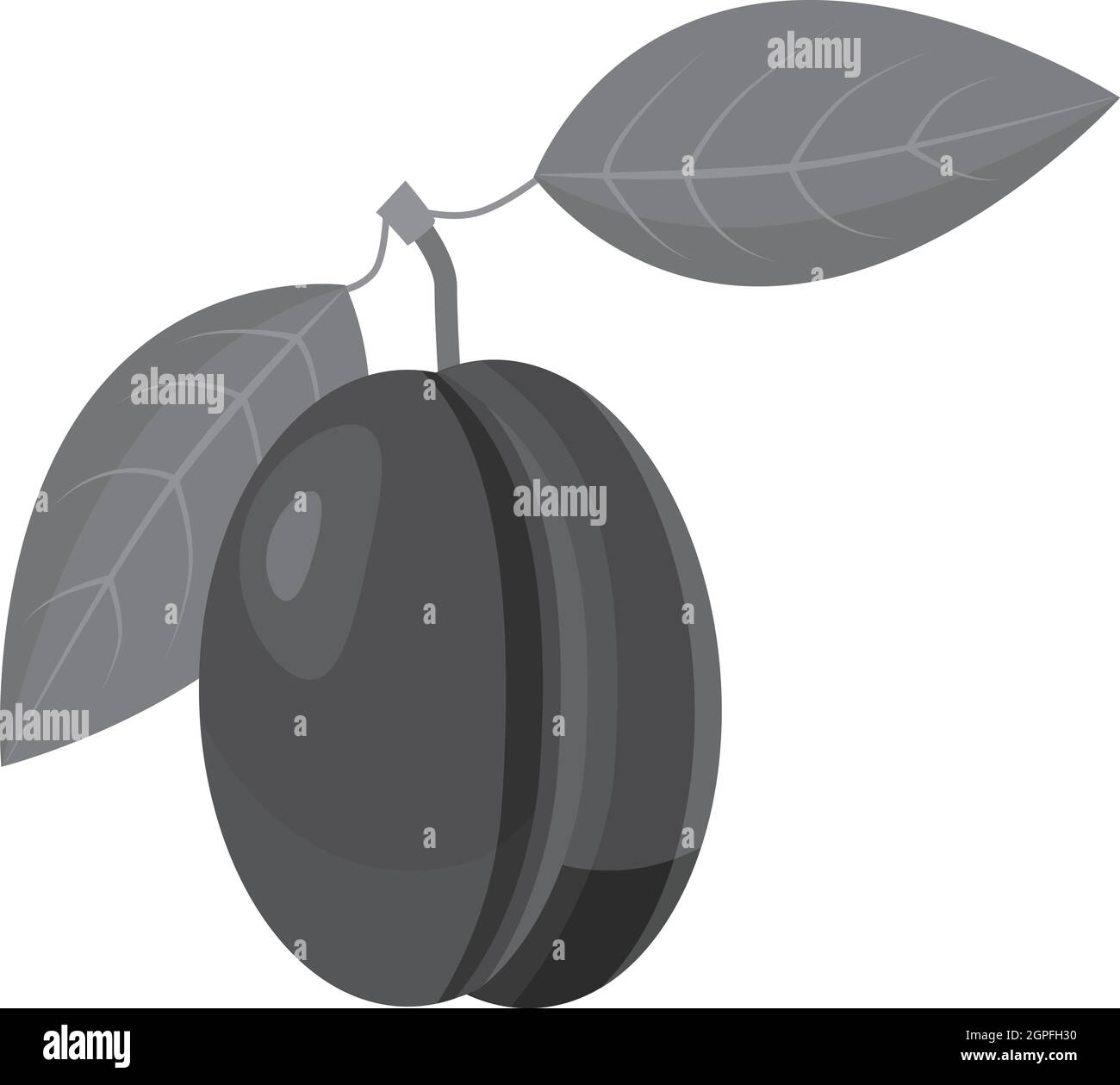 Plum icon, gray monochrome style Stock Vector Image & Art - Alamy Plum icon, gray monochrome style Stock Vector Image & Art - Alamy