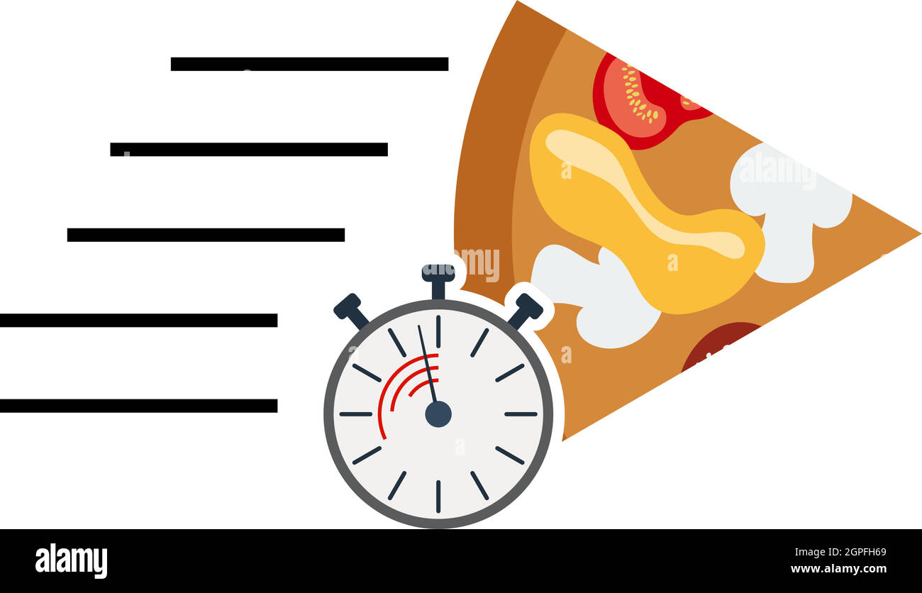 Pizza Delivery Icon Stock Vector Image & Art - Alamy