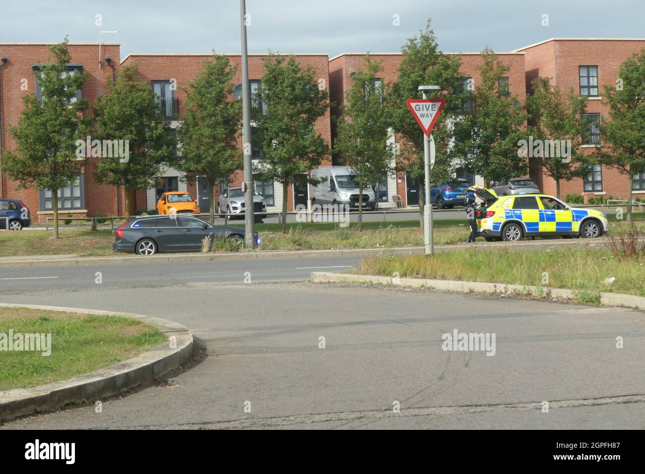Police stopping car black hi-res stock photography and images - Alamy