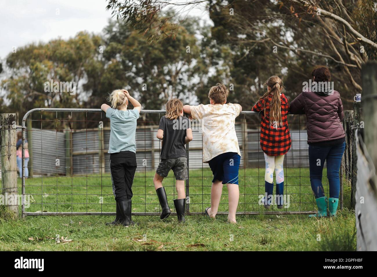 Australia countryside kids hi-res stock photography and images - Alamy