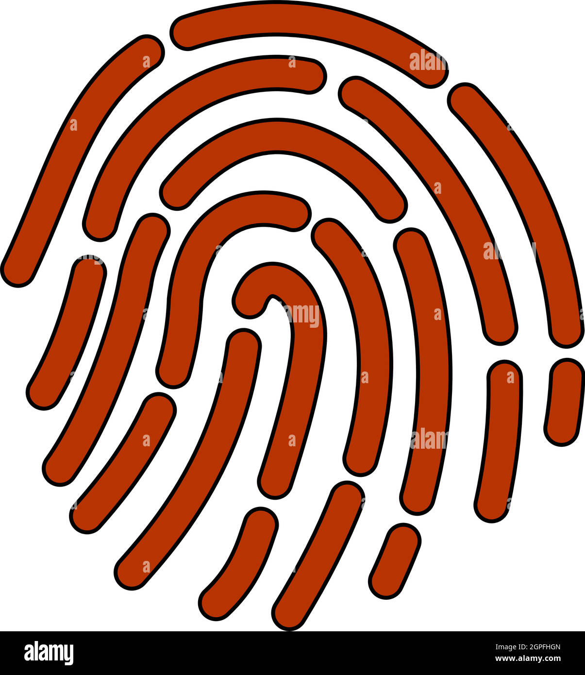 Fingerprint drawing hi-res stock photography and images - Alamy