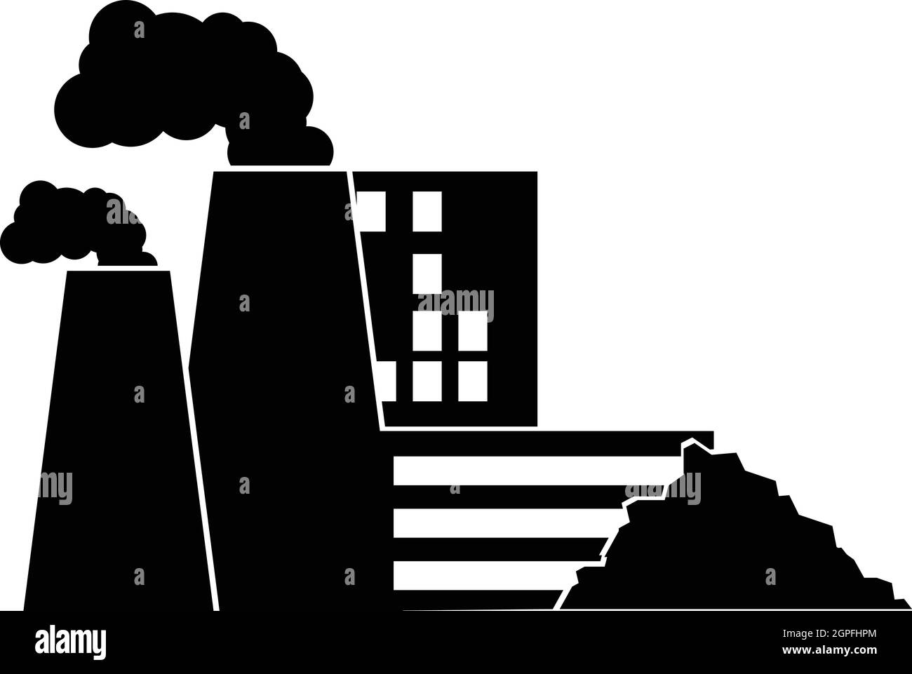 Factory icon, simple style Stock Vector Image & Art - Alamy