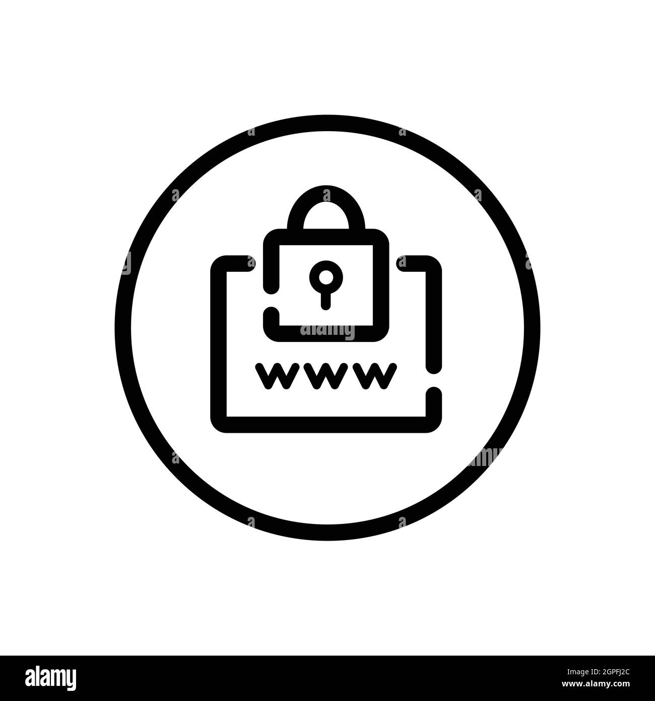 Web security icon Black and White Stock Photos & Images - Alamy