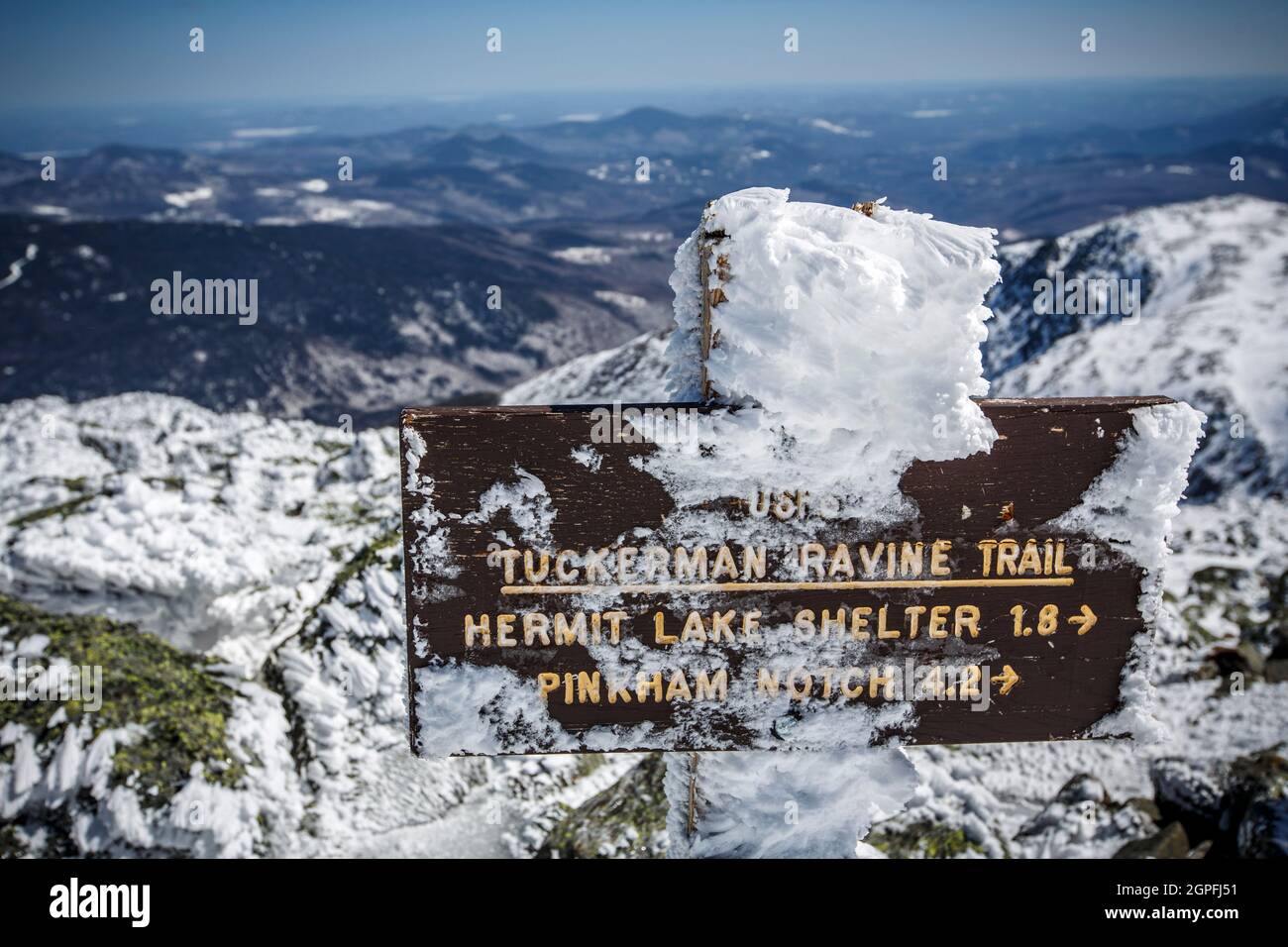 The winter summit of Mt Washington, New Hampshire Stock Photo - Alamy