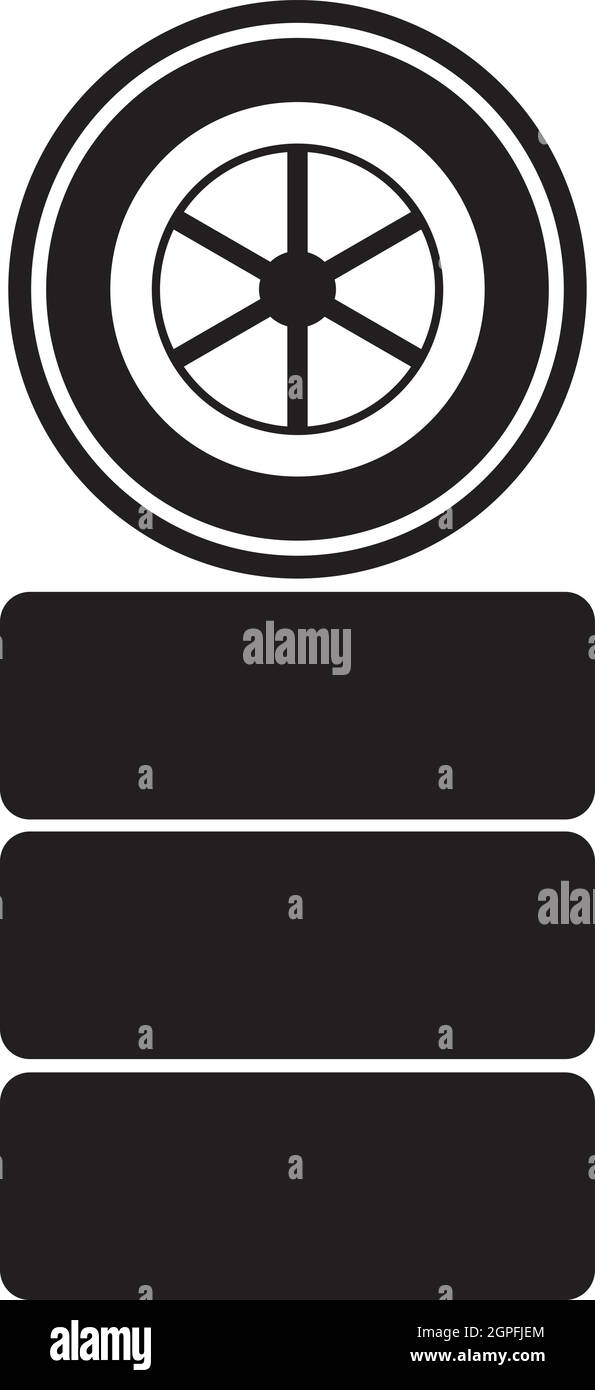 Car disk icon simple Stock Vector Images - Alamy