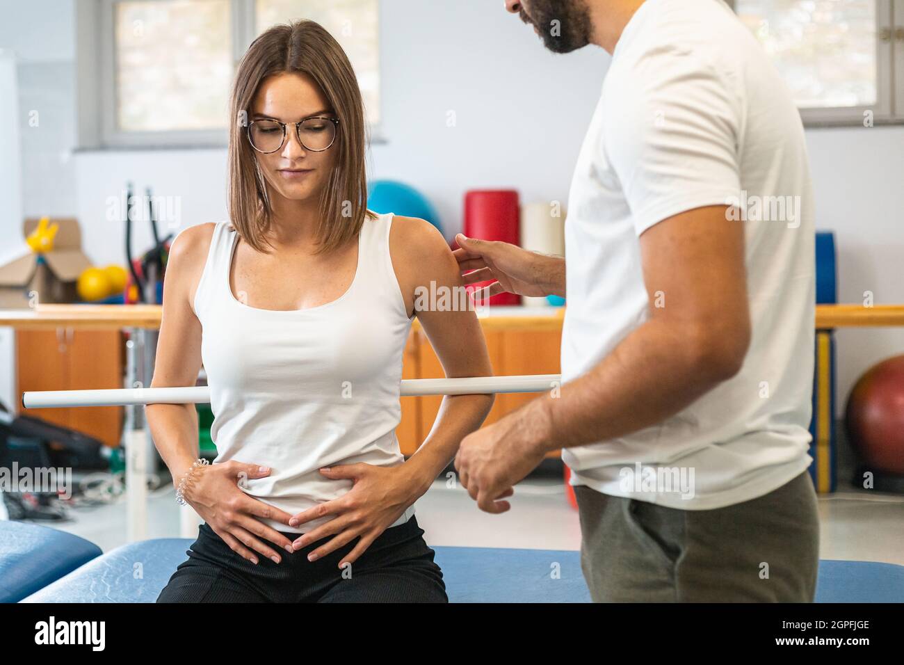 Rehab exercises hi-res stock photography and images - Alamy