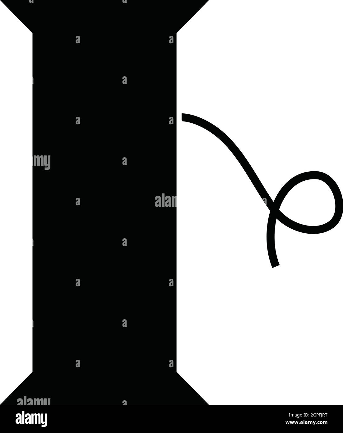 Spool thread sew accessories Stock Vector Images - Alamy