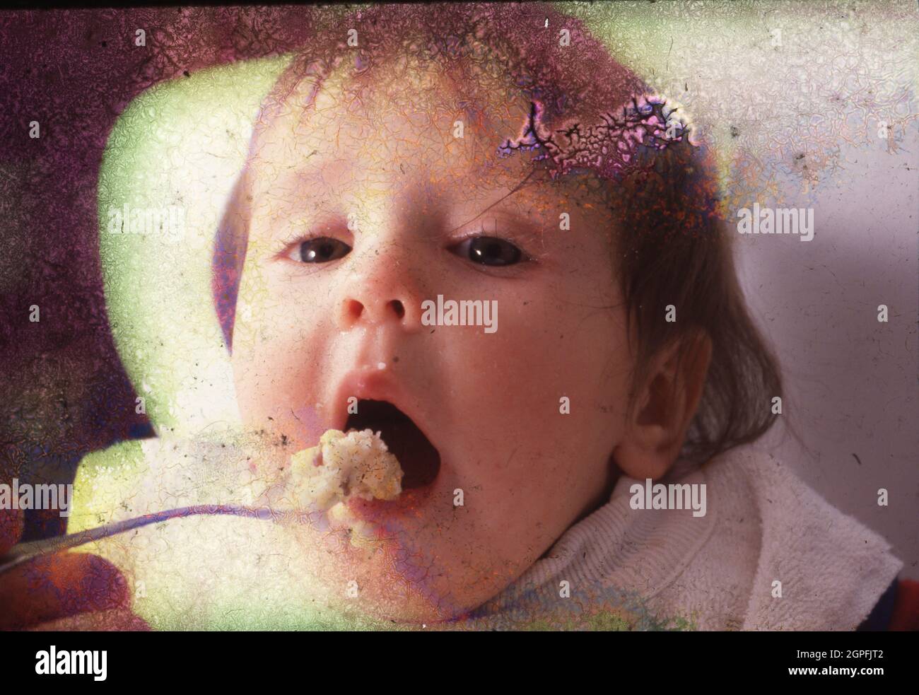 Anglo baby boy eating hi-res stock photography and images - Alamy
