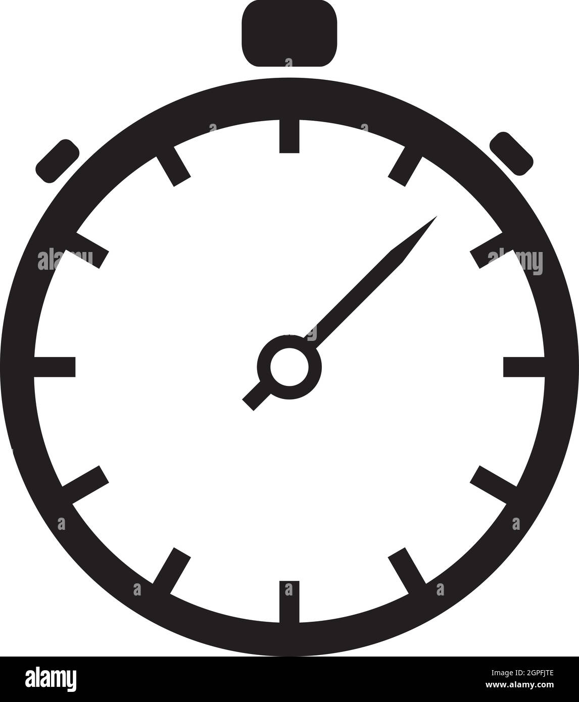 Stopwatch icon, simple style Stock Vector Image & Art - Alamy