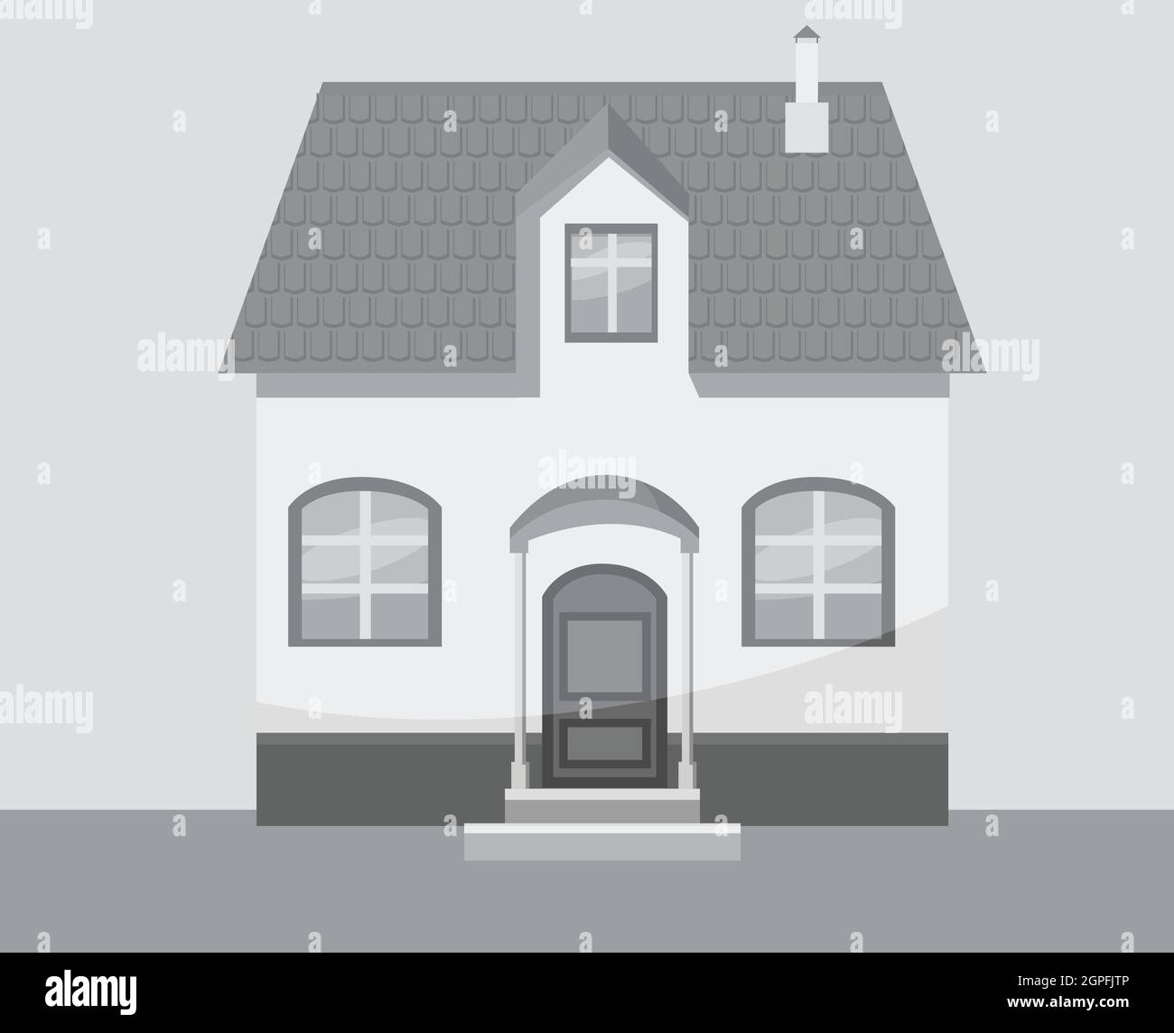 Country house icon Black and White Stock Photos & Images - Alamy