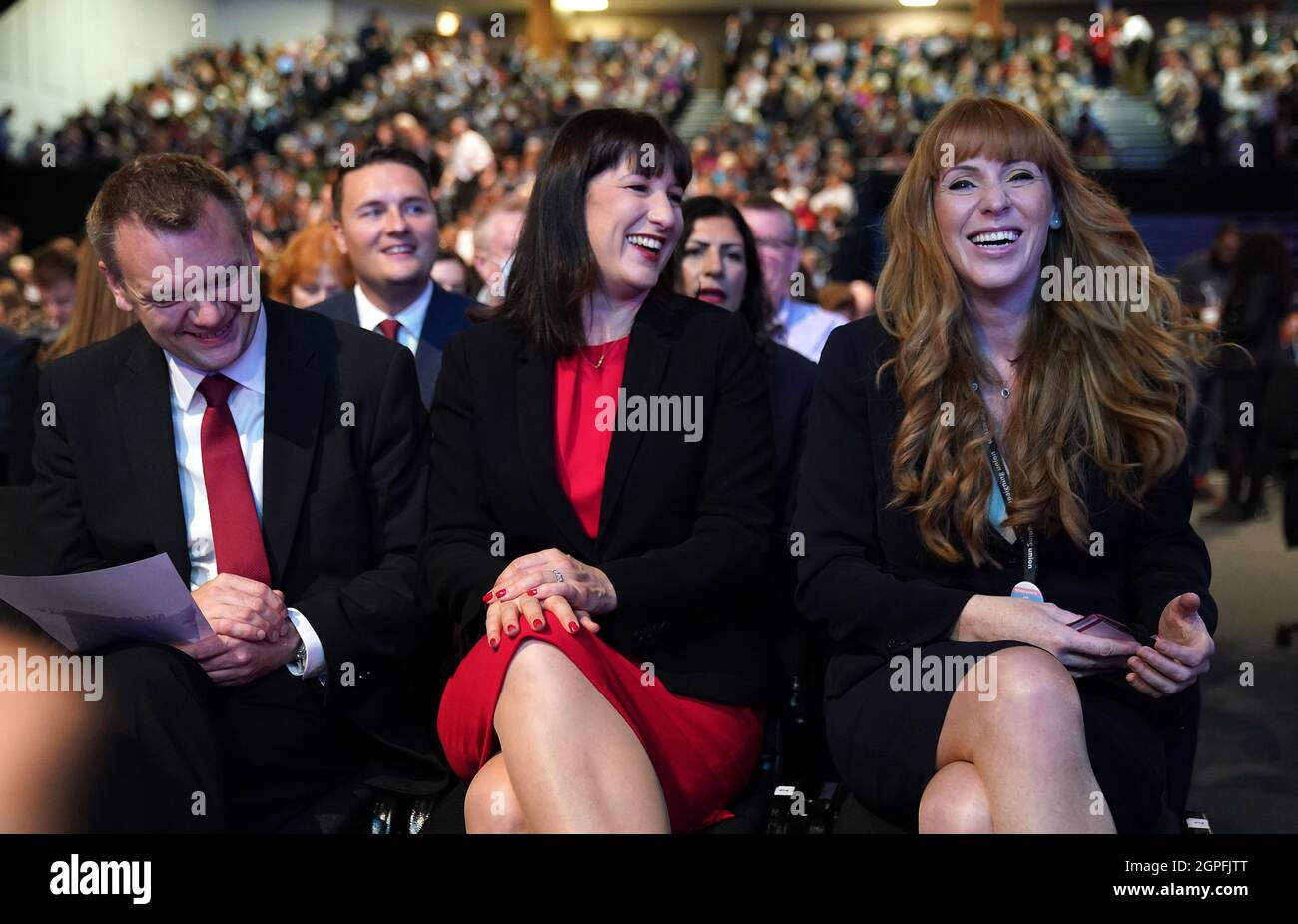 Shadow home secretary Nick Thomas-Symonds (left) shadow chancellor of ...