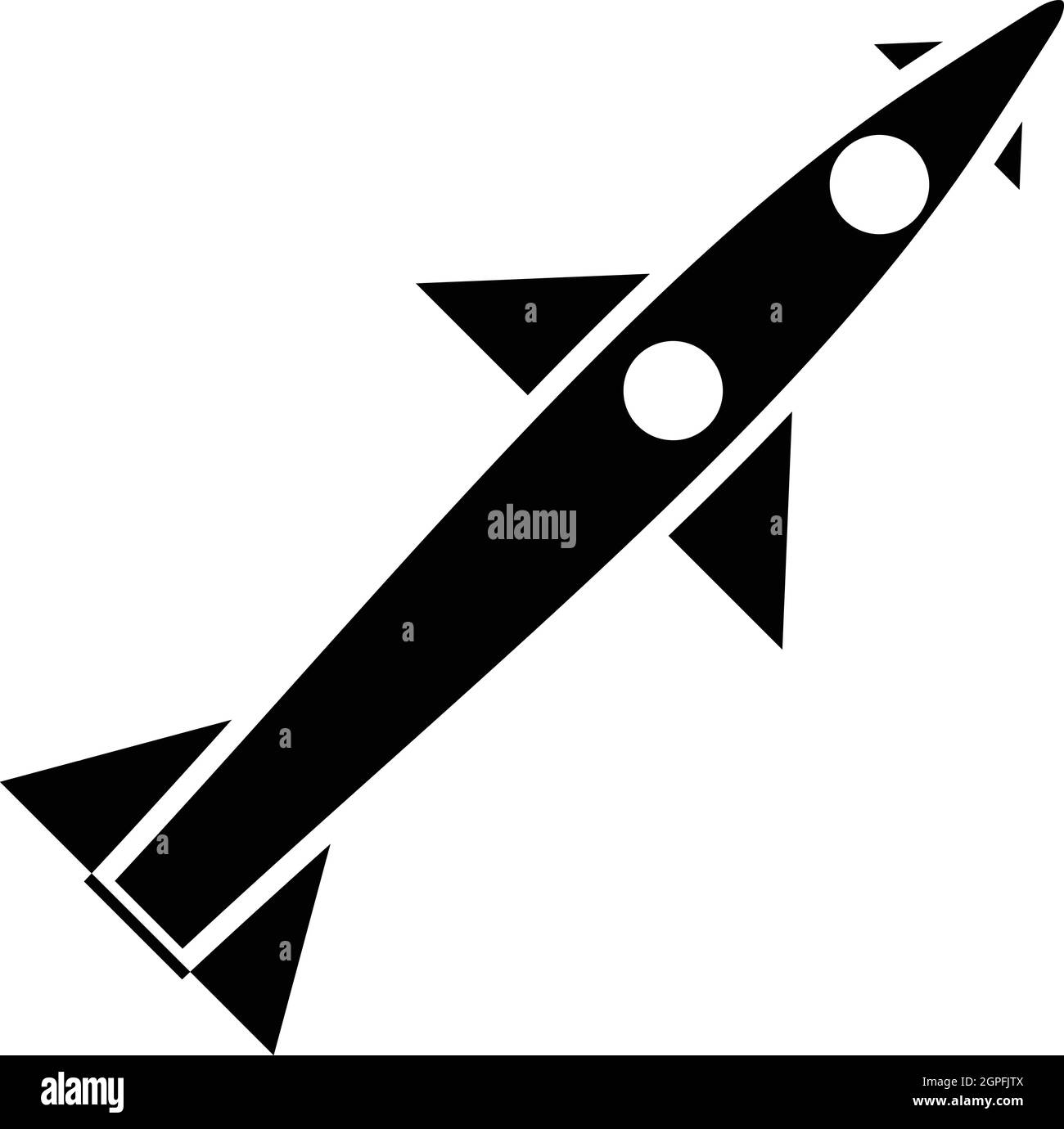Rocket flies icon, simple style Stock Vector Image & Art - Alamy