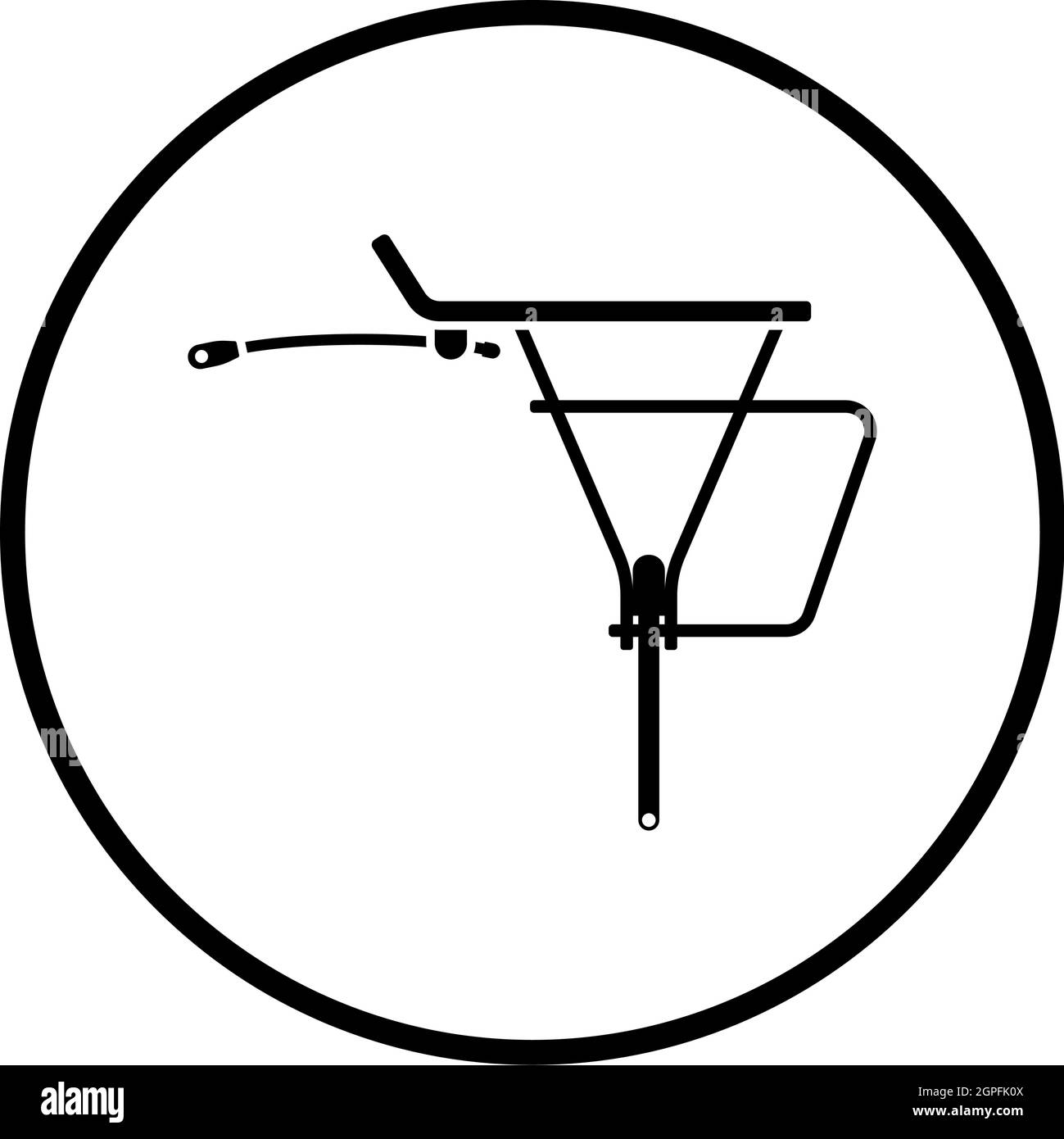 Bike rack circle Stock Vector Images - Alamy