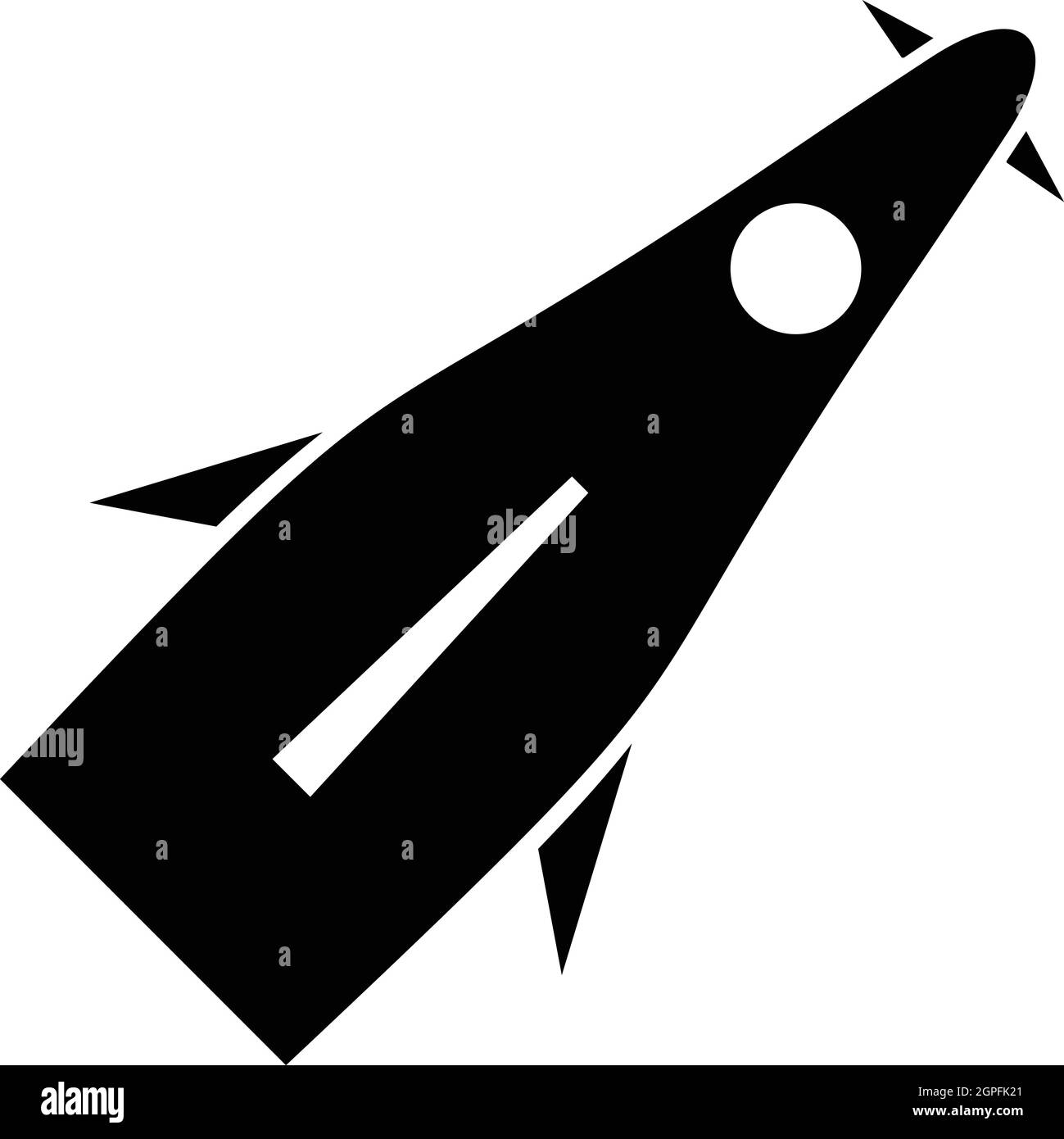 Winged rocket icon, simple style Stock Vector Image & Art - Alamy