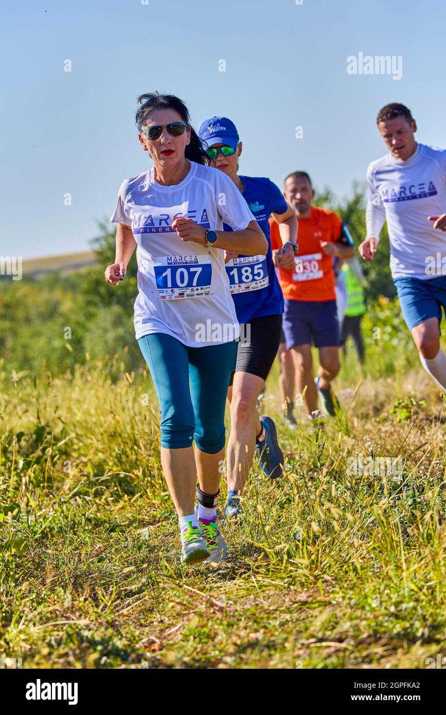 September 26, 2021: Romania, Marcea, running competition Edition no ...