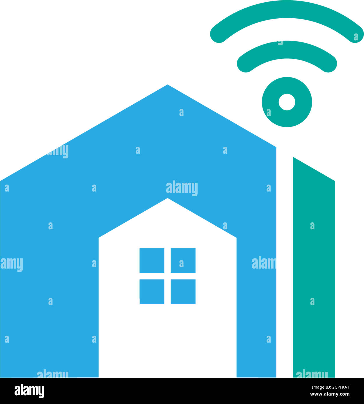 Smart Home logo icon design concept illustration template Stock Vector ...