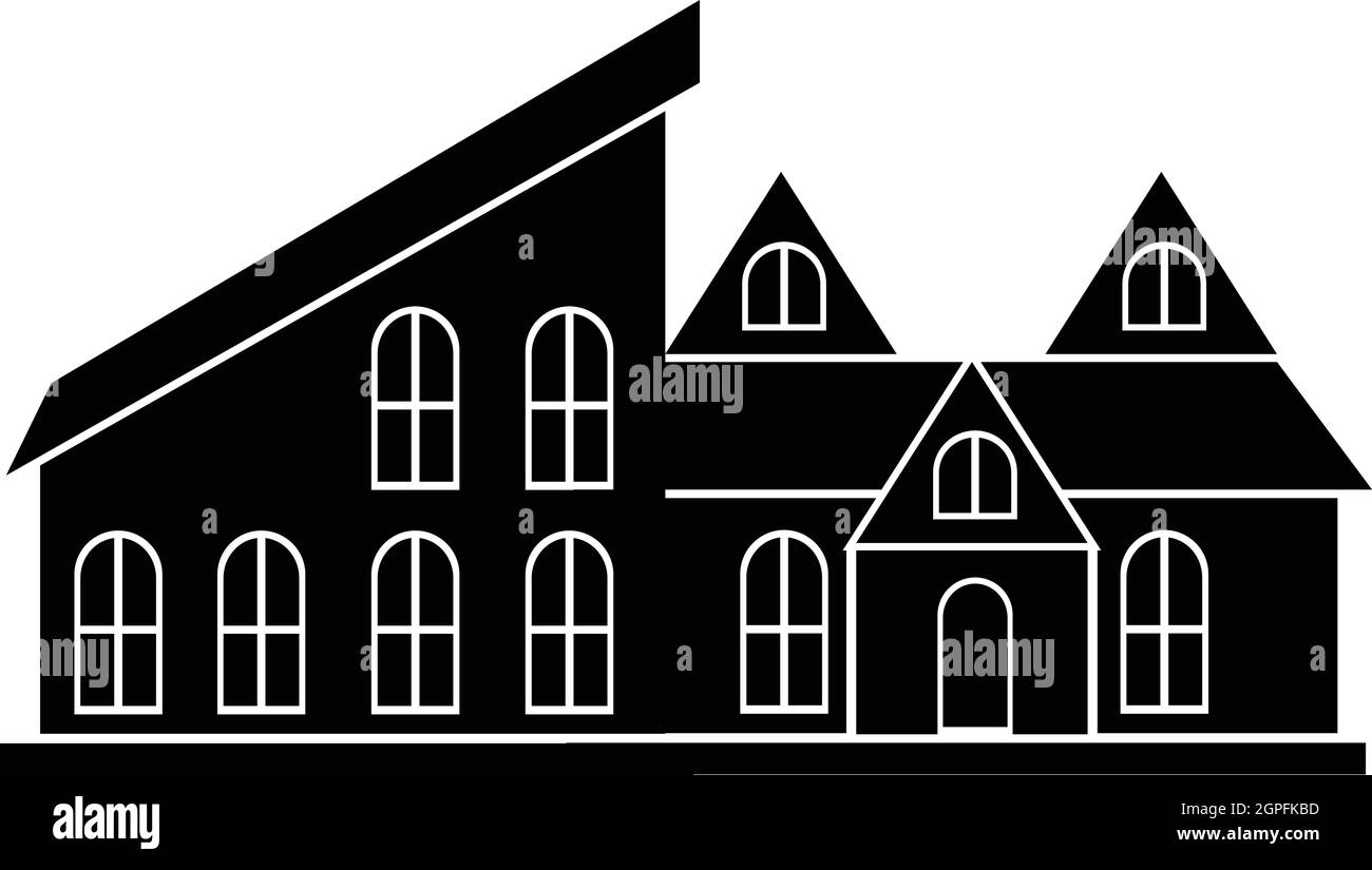 Cottage house icon, simple style Stock Vector Image & Art - Alamy