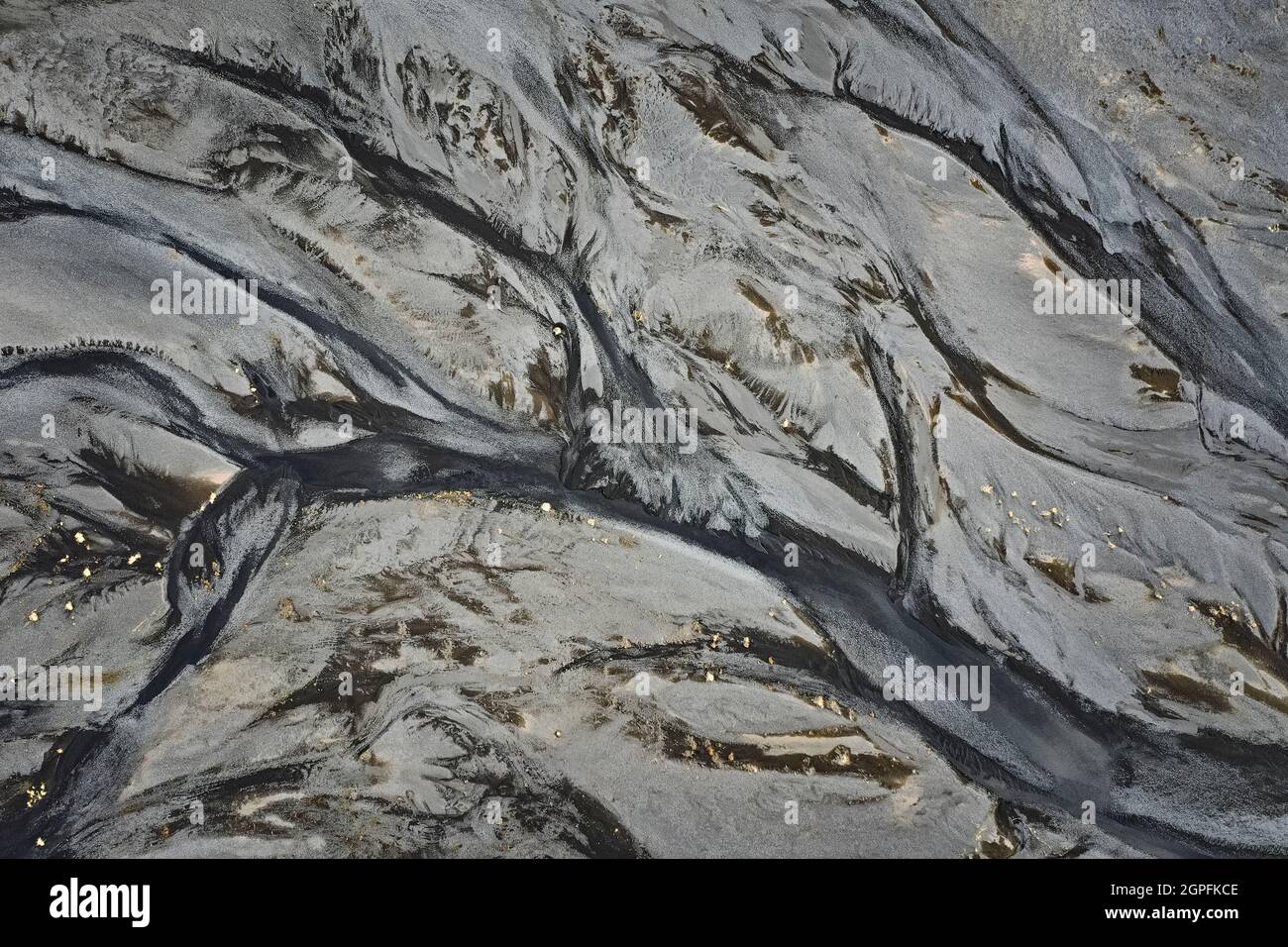 texture of rivers from aerial view Stock Photo - Alamy