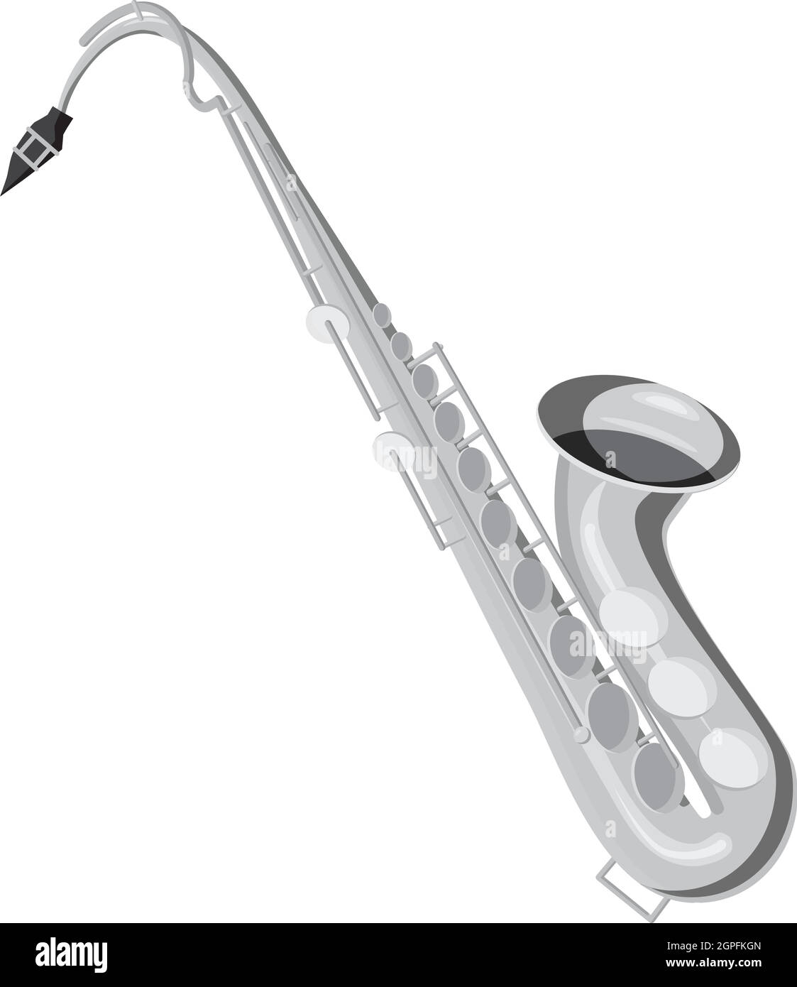 Saxophone cartoon hi-res stock photography and images - Alamy