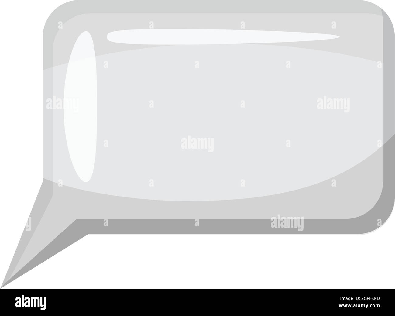 Illustration cartoon speech bubble Black and White Stock Photos ...