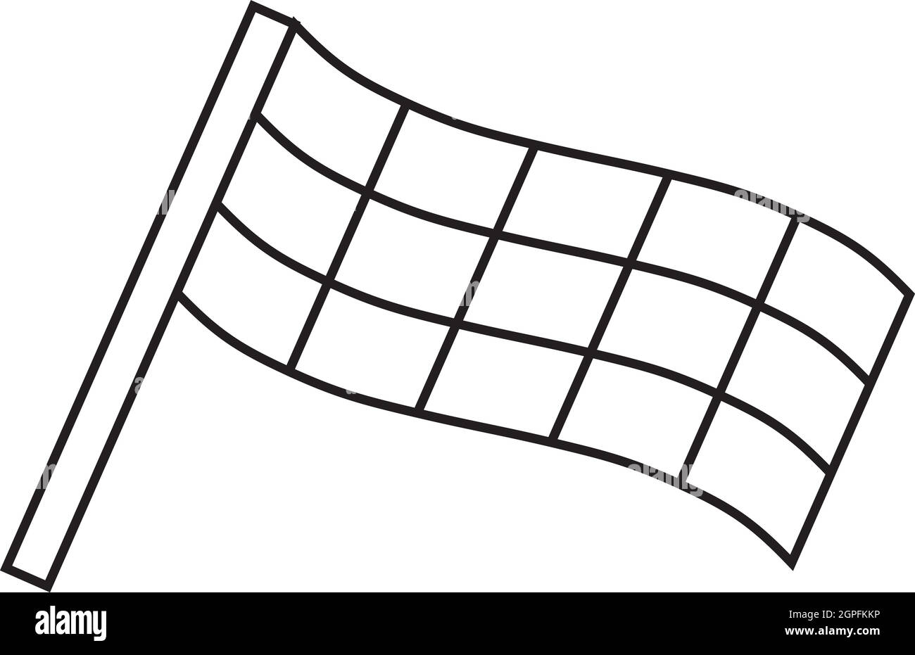 Racing finish line flag Stock Vector Images - Alamy