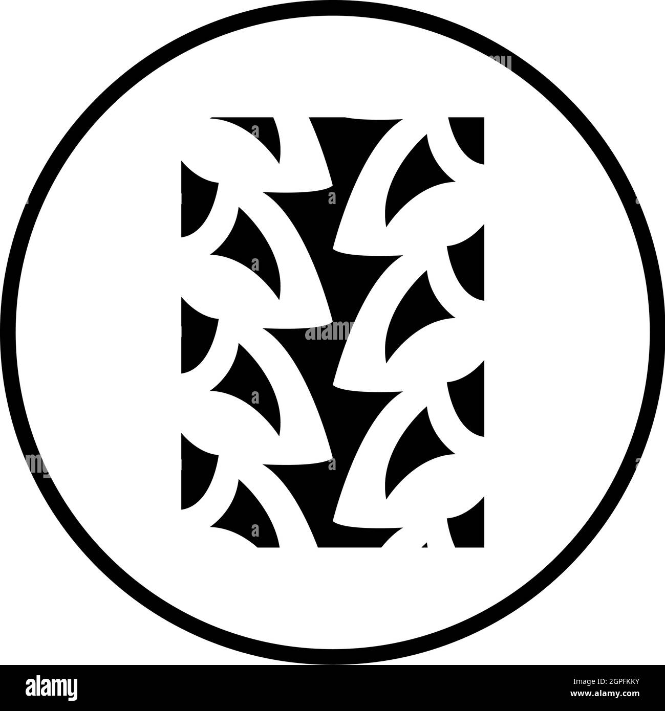 Bike Tyre Print Icon Stock Vector Image & Art - Alamy