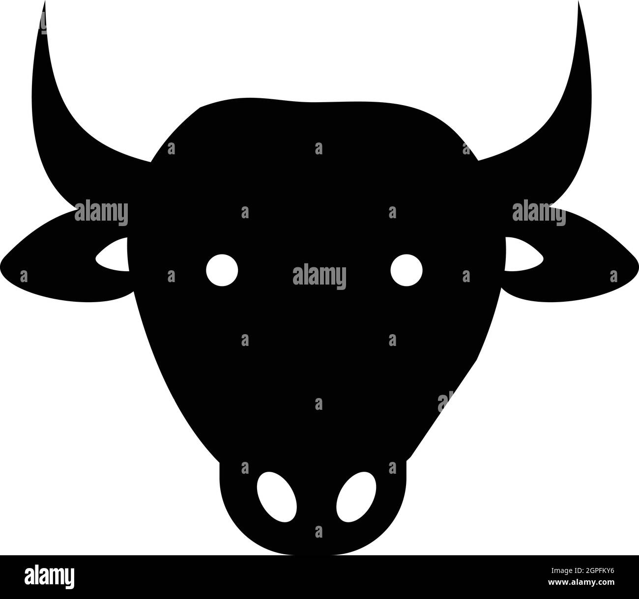 Cow icon, simple style Stock Vector Image & Art - Alamy