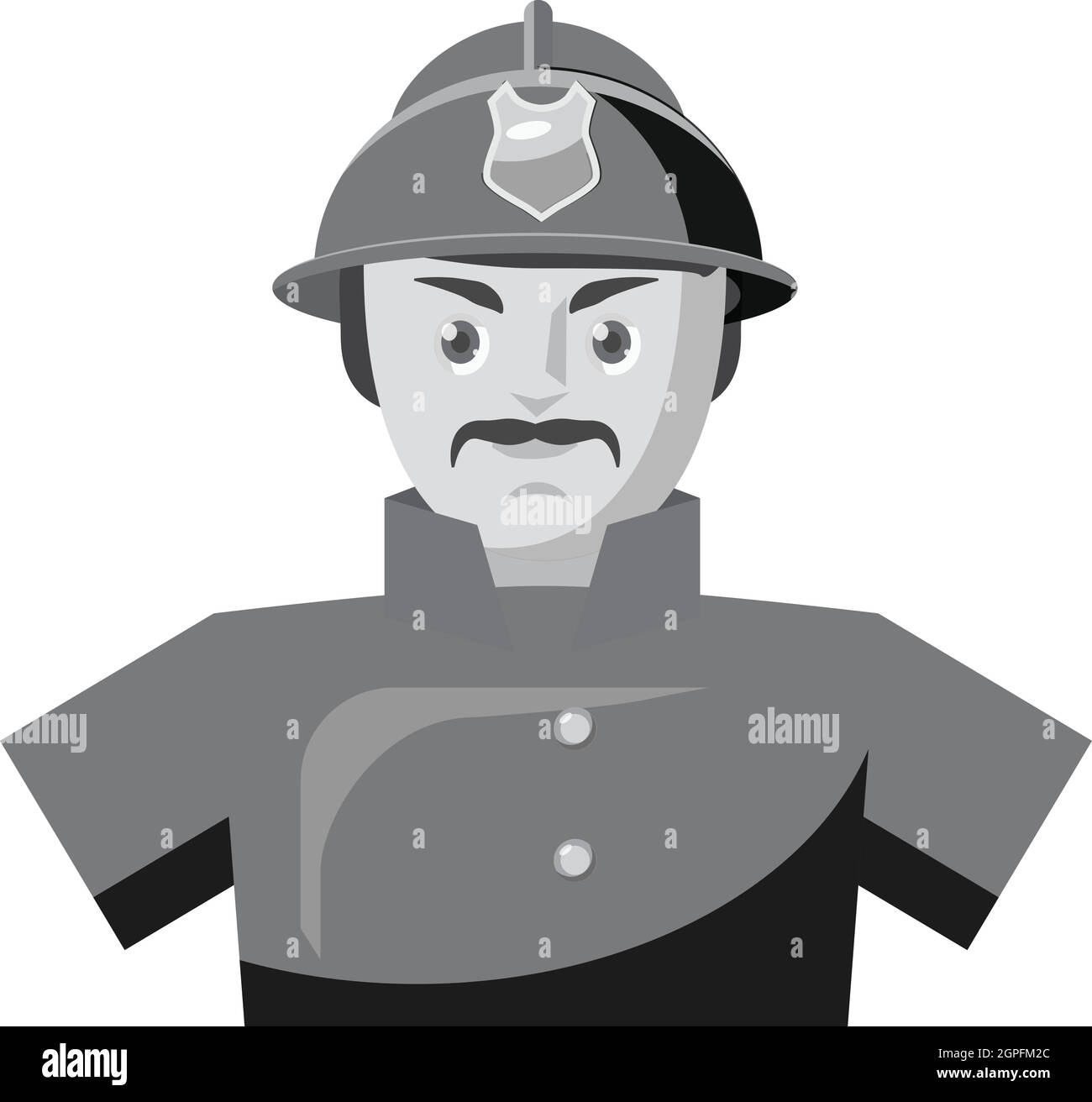 Fireman cartoon Black and White Stock Photos & Images - Alamy