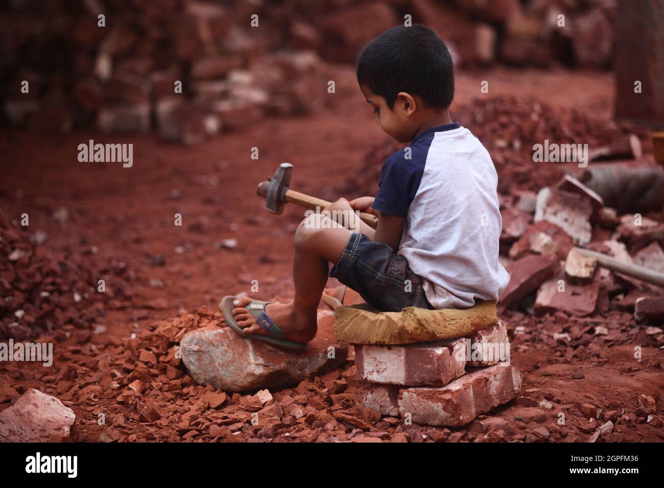 Child Work Bangladesh Brick High Resolution Stock Photography and ...