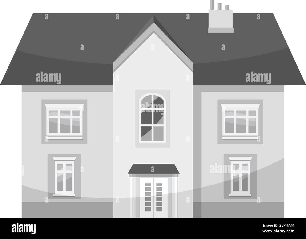 Two storey house icon icon cartoon hi-res stock photography and images ...