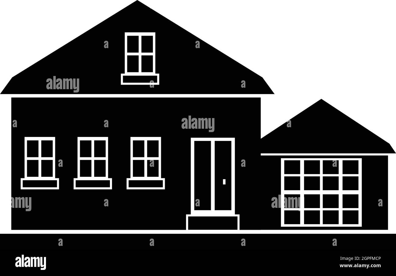 Family house icon, simple style Stock Vector Image & Art - Alamy