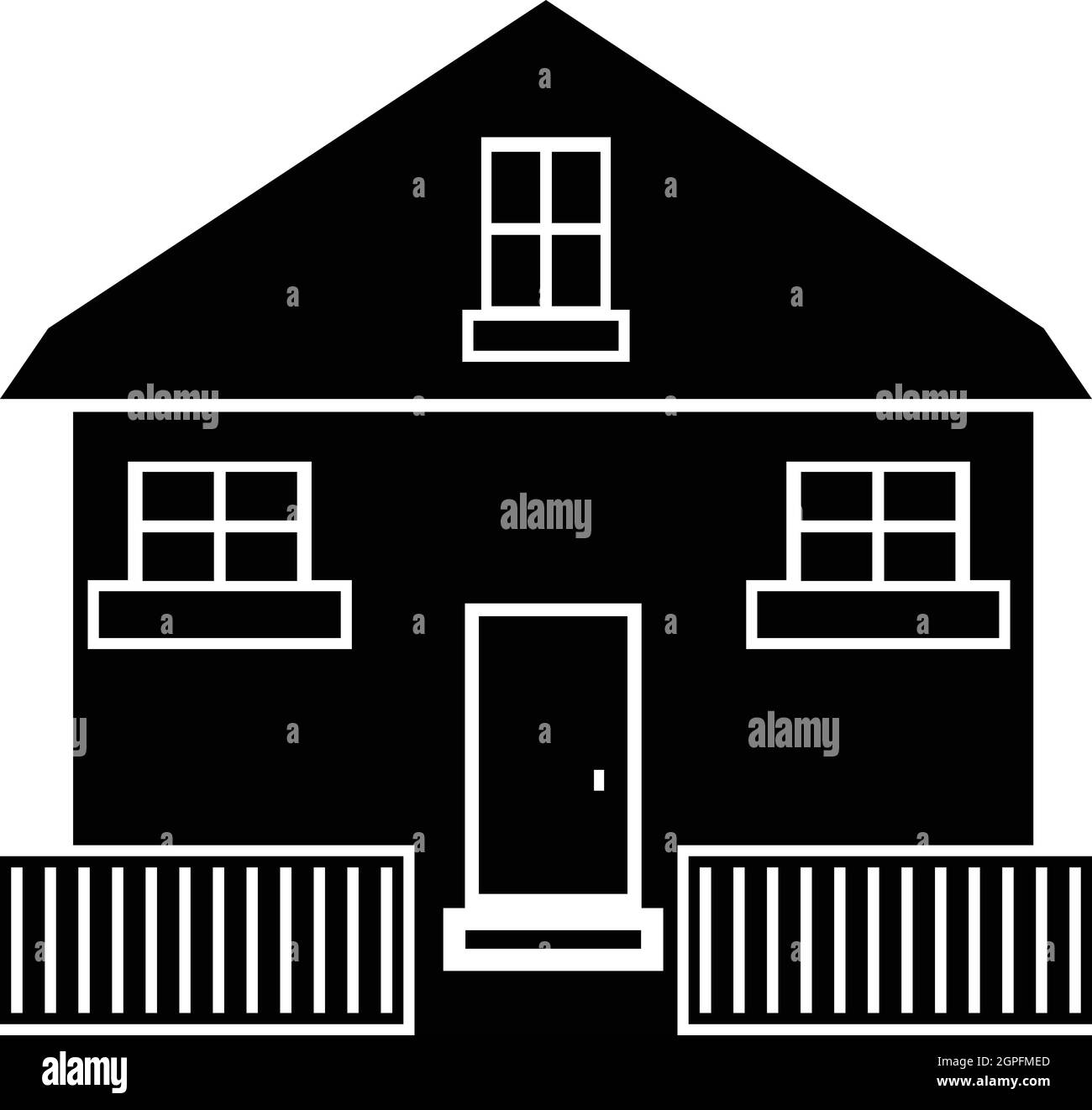 Cute house icon, simple style Stock Vector Image & Art - Alamy