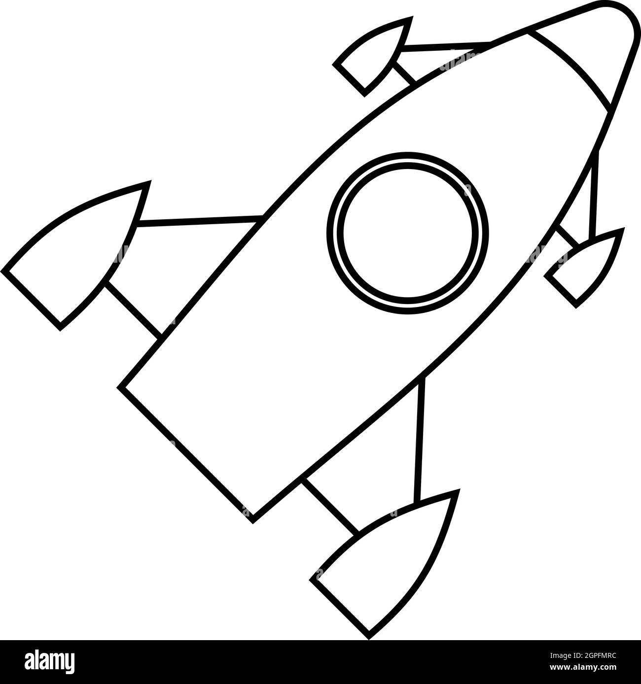 Rocket icon, outline style Stock Vector Image & Art - Alamy Rocket icon, outline style Stock Vector Image & Art - Alamy