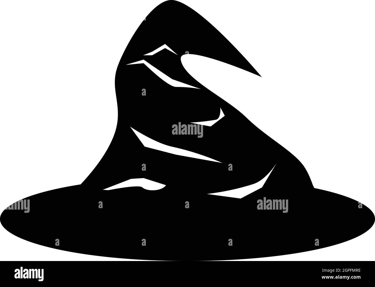 Simple drawing witch hat Stock Vector Images - Alamy