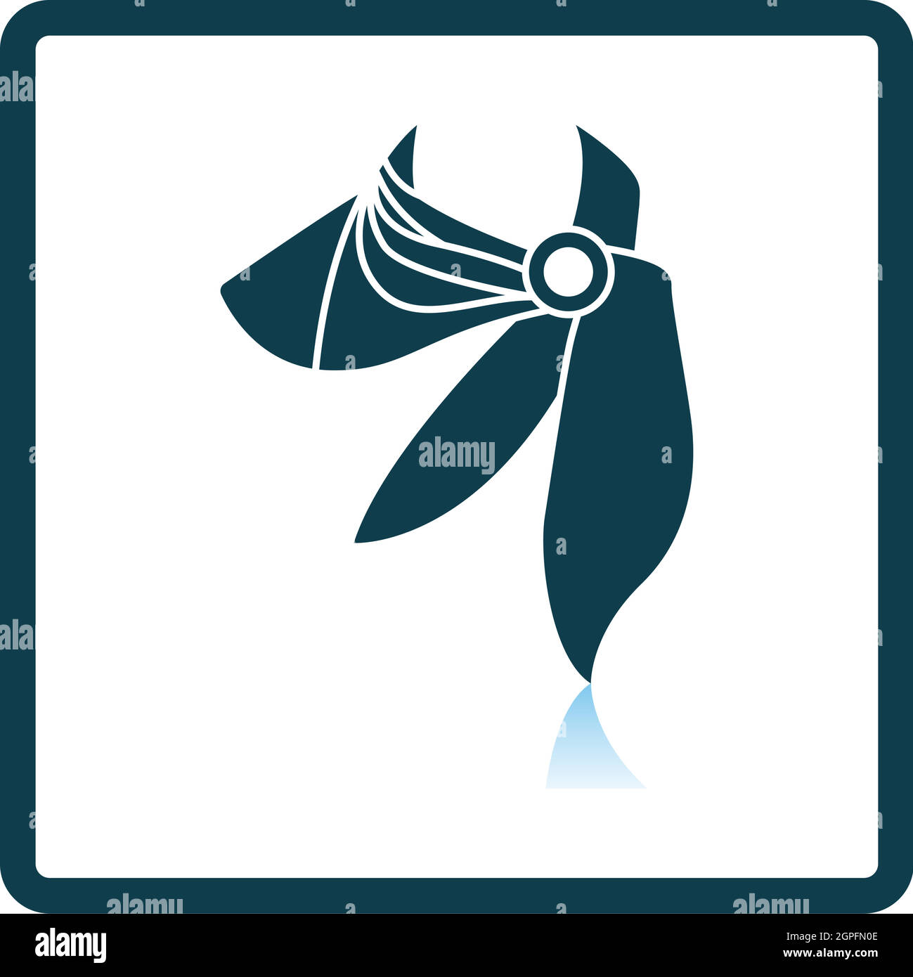 Business Woman Neck Scarf Icon Stock Vector Image & Art - Alamy