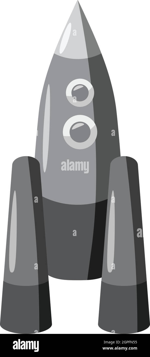 Rocket spaceship cartoon icon vector hi-res stock photography and ...