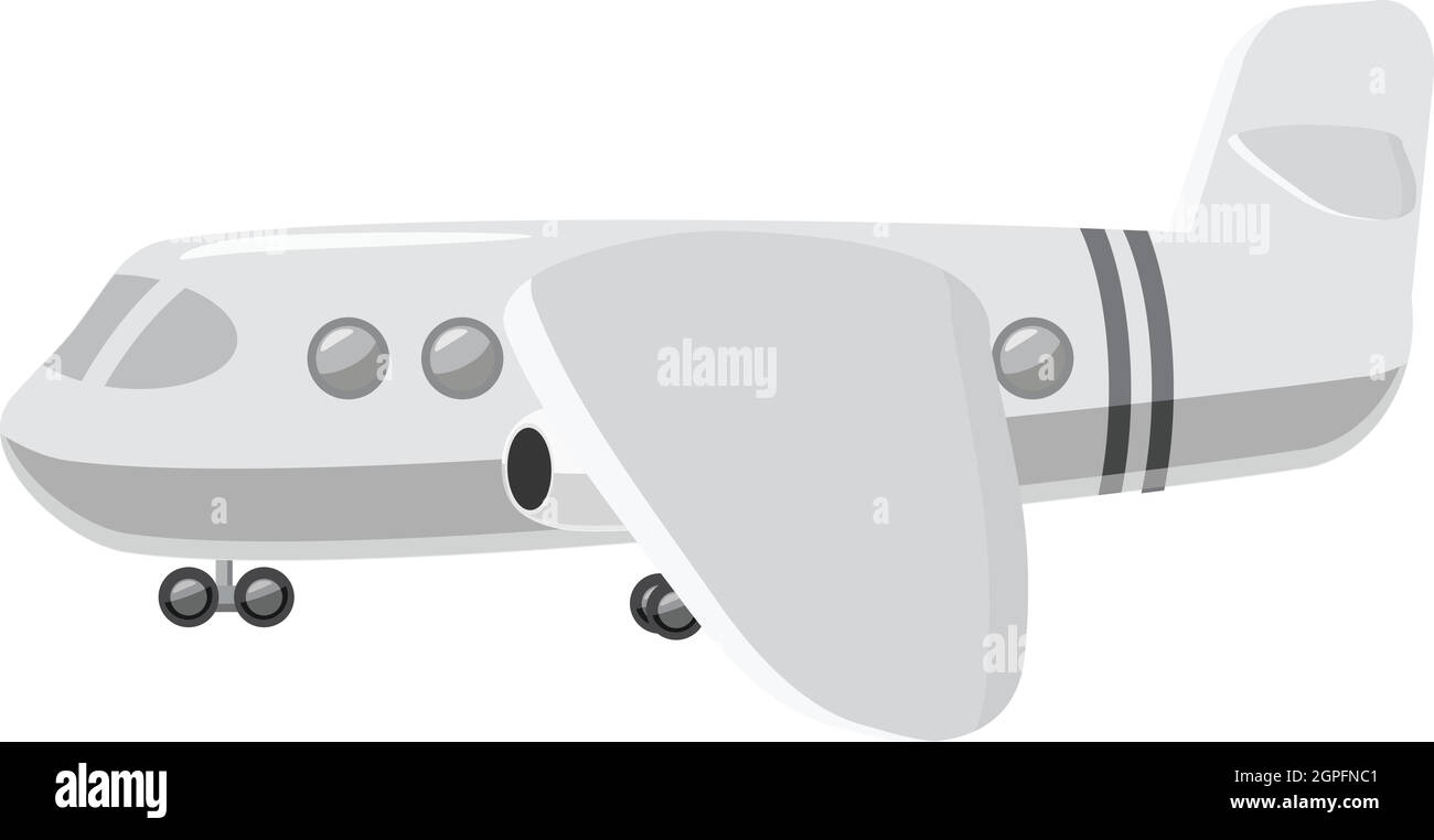 Airplane icon, gray monochrome style Stock Vector Image & Art - Alamy