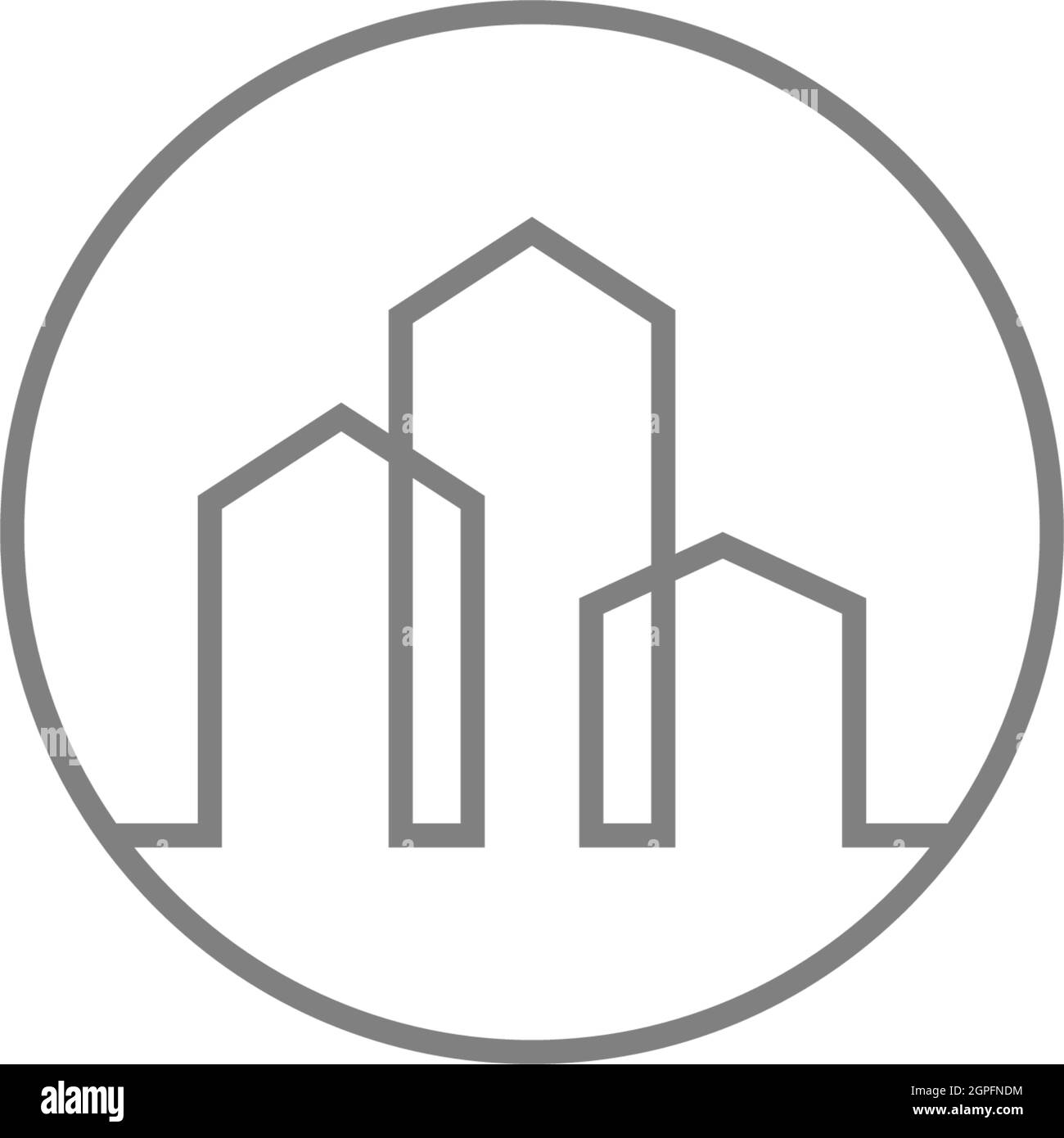 Building, Property, House logo icon Stock Vector Image & Art - Alamy