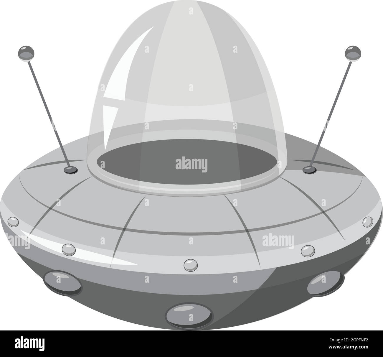 Ufo cartoon hi-res stock photography and images - Alamy