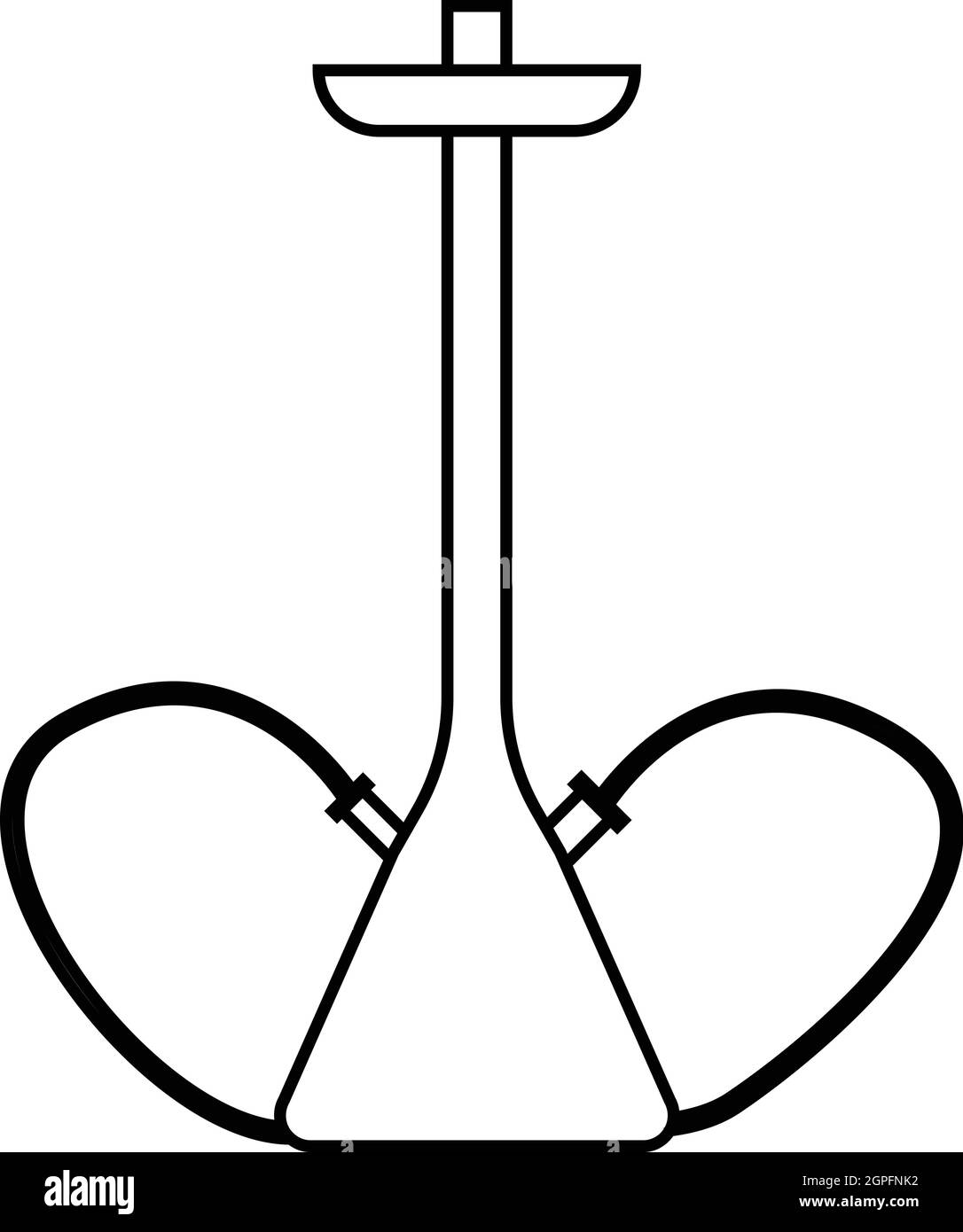 Hookah icon, outline style Stock Vector Image & Art - Alamy