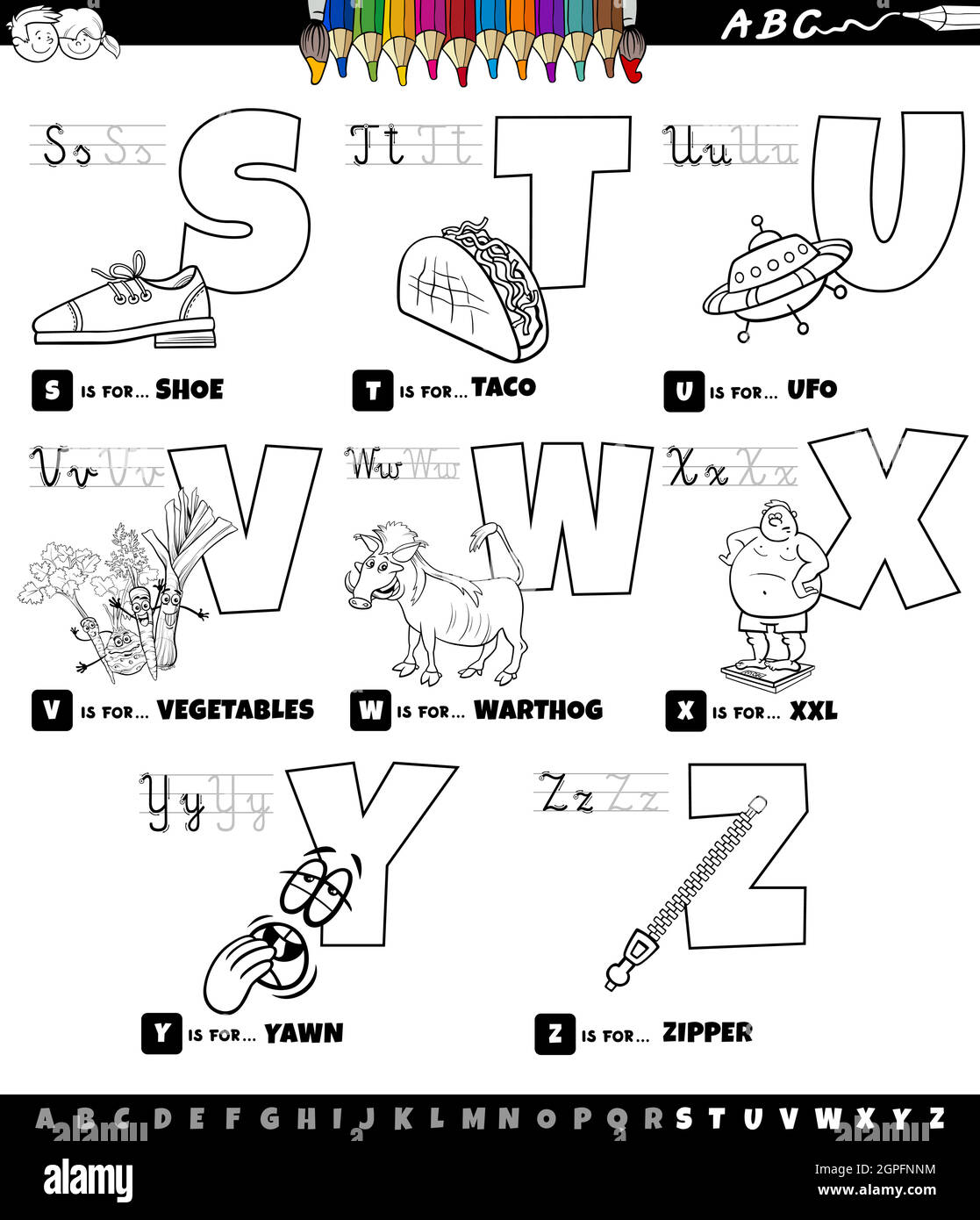 Illustration from text book Stock Vector Images - Alamy