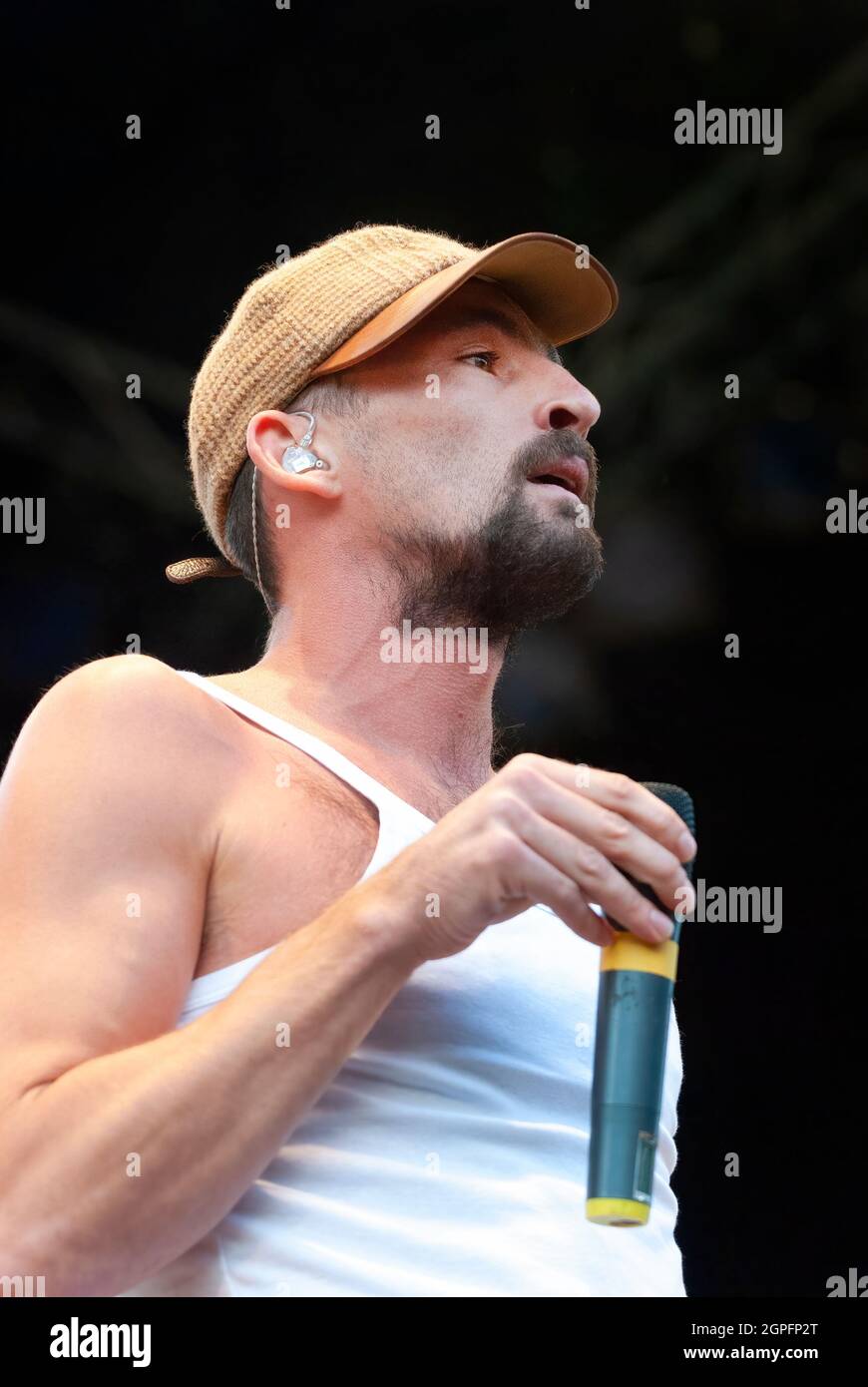 stockholm sweden - august 14 - 2008 - reggae singer gentleman at the ...