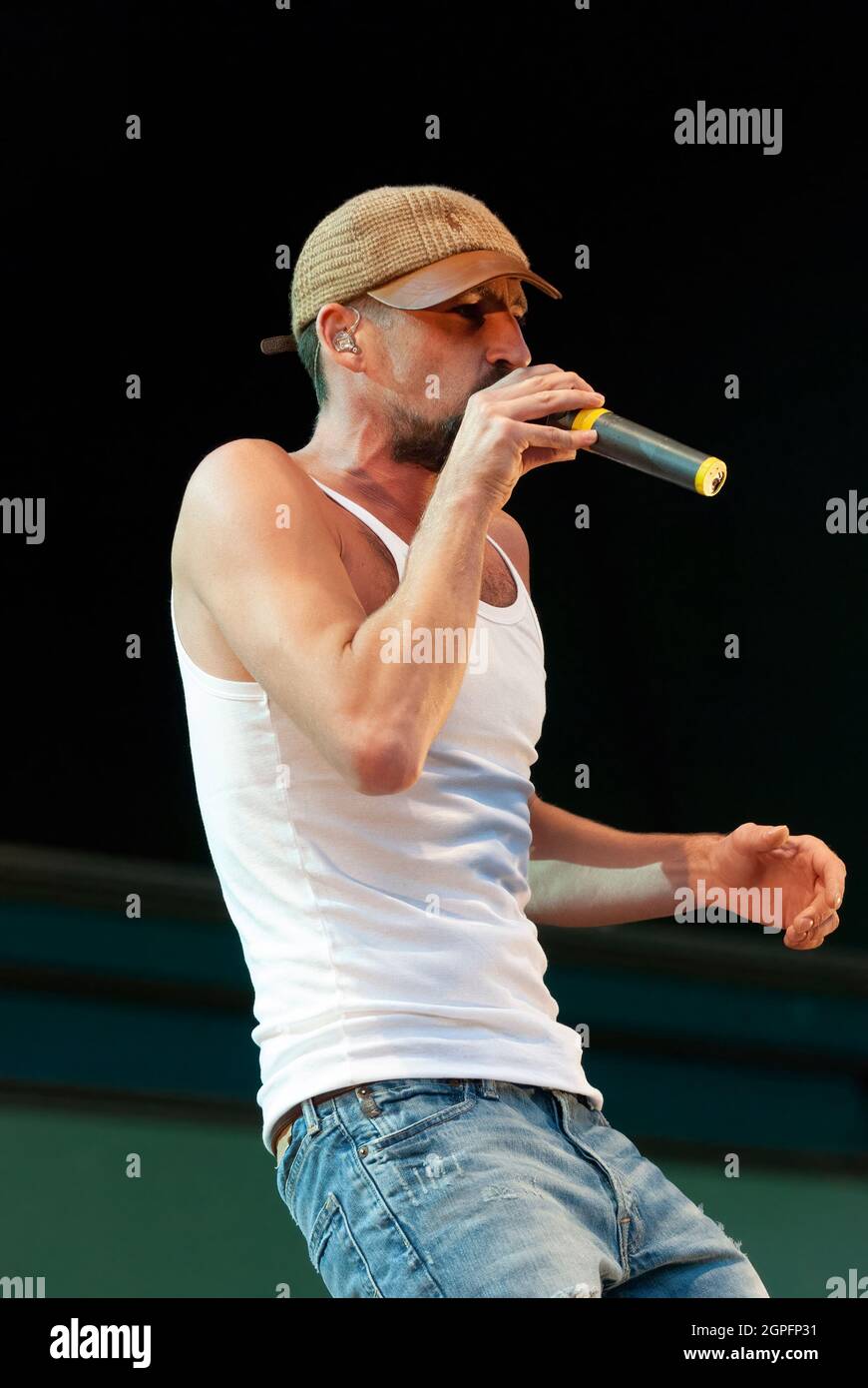 stockholm sweden - august 14 - 2008 - reggae singer gentleman at the ...