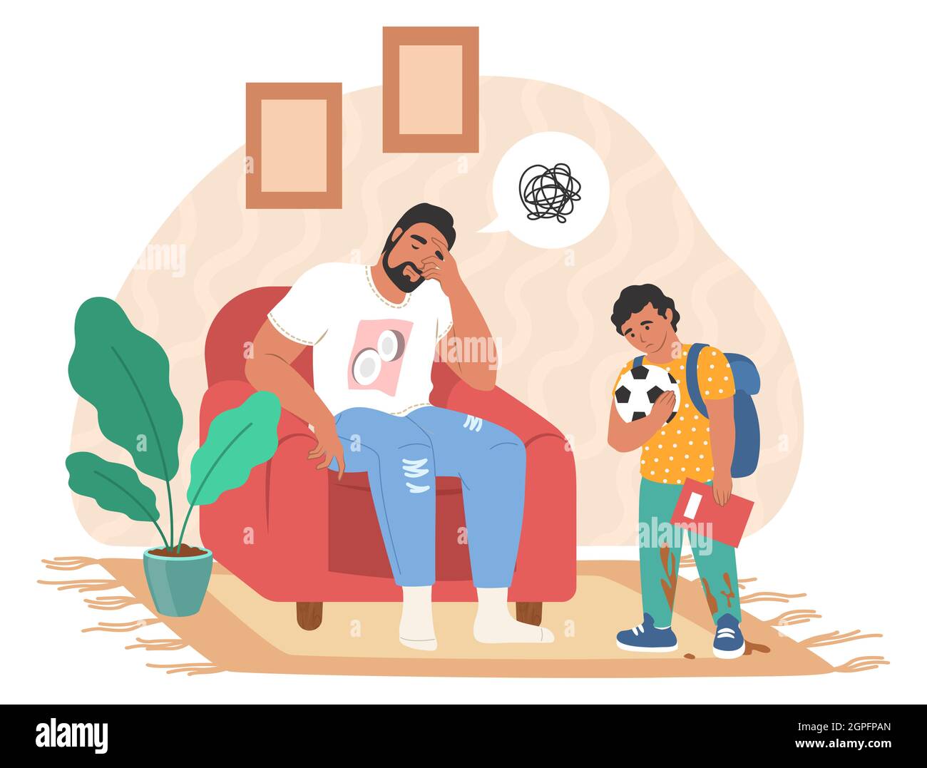 Parent child hands vector family play hi-res stock photography and ...