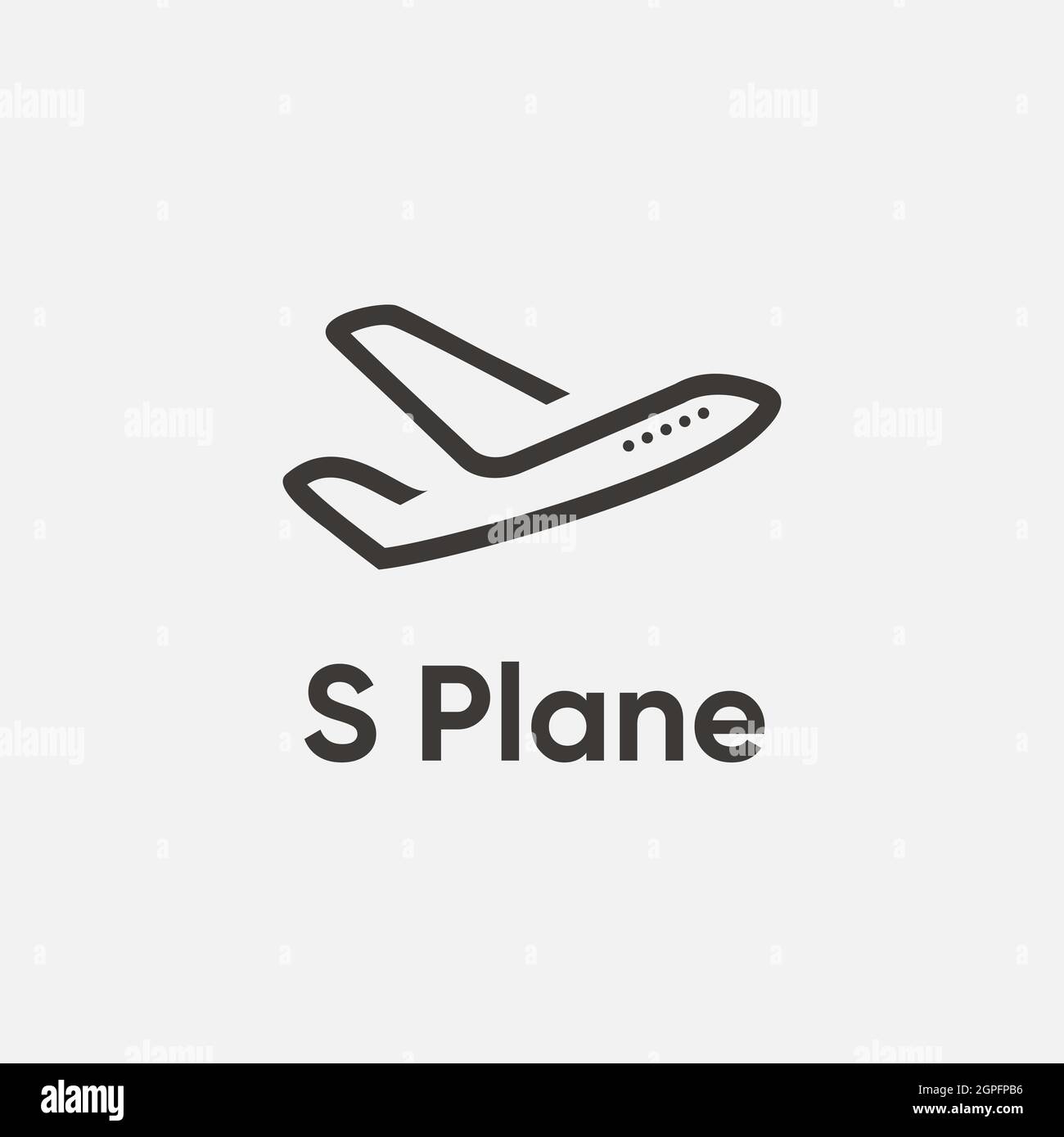 s plane logo Stock Vector Image & Art - Alamy