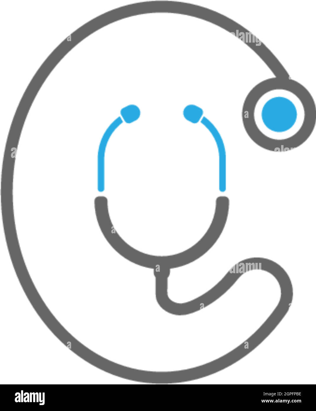 Letter C stethoscope medical logo Stock Vector Image & Art - Alamy