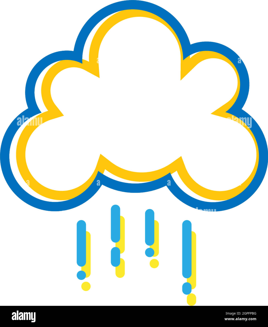 Raindrop logo template hi-res stock photography and images - Alamy