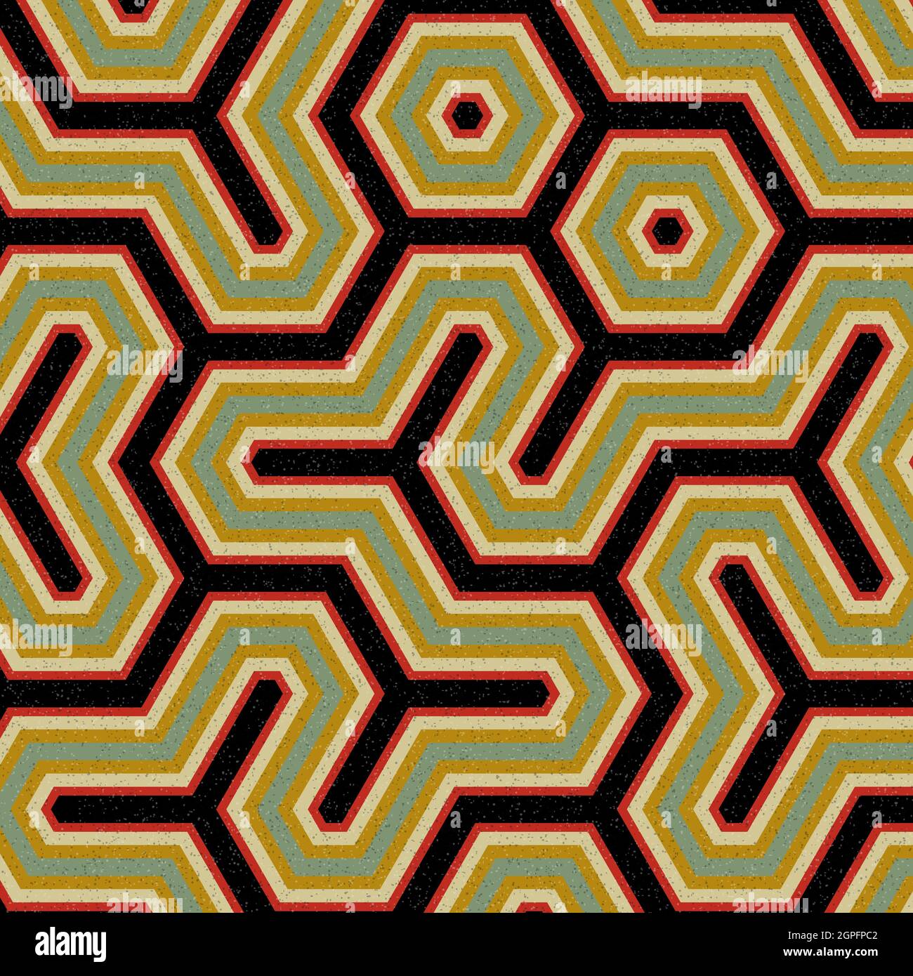 Computer-generated Hexagon Tile Connection art background design ...