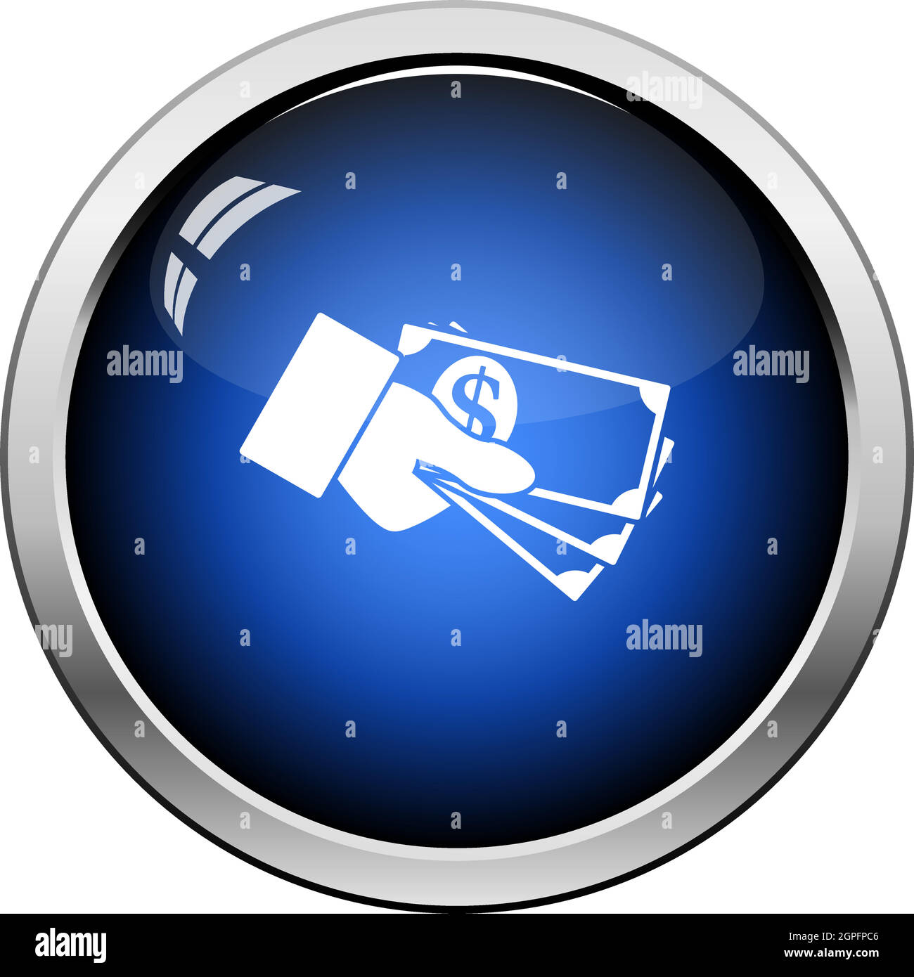Hand Holding Money Icon Stock Vector Image & Art - Alamy