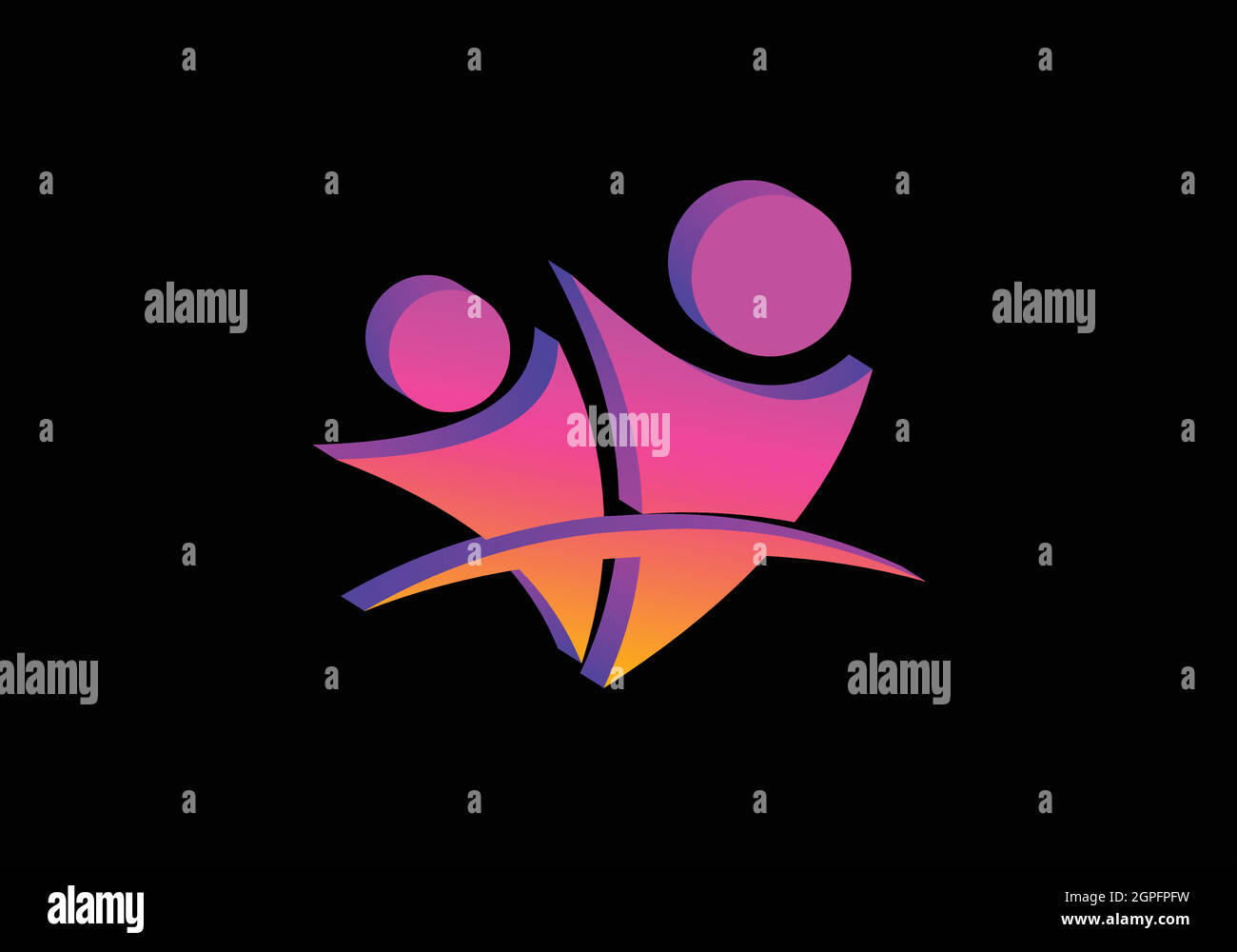 Team teamwork connection cooperation Stock Vector Images - Alamy